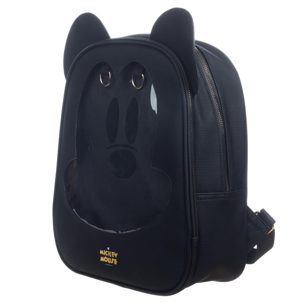 Disney Mickey Mouse Cartoon Faux Leather Mini Backpack… - Walmart.com