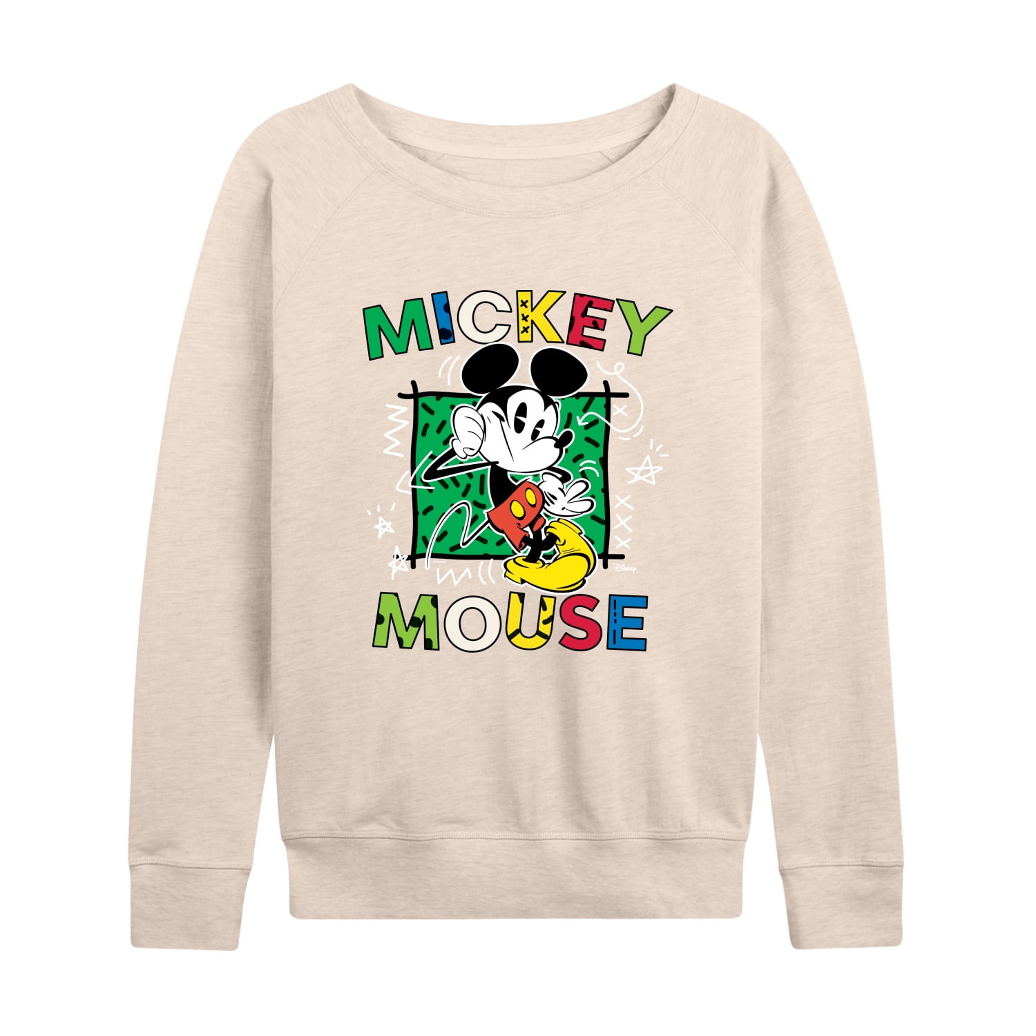 Disney - Mickey Mouse Cartoon Pop - Women's Lightweight French Terry ...