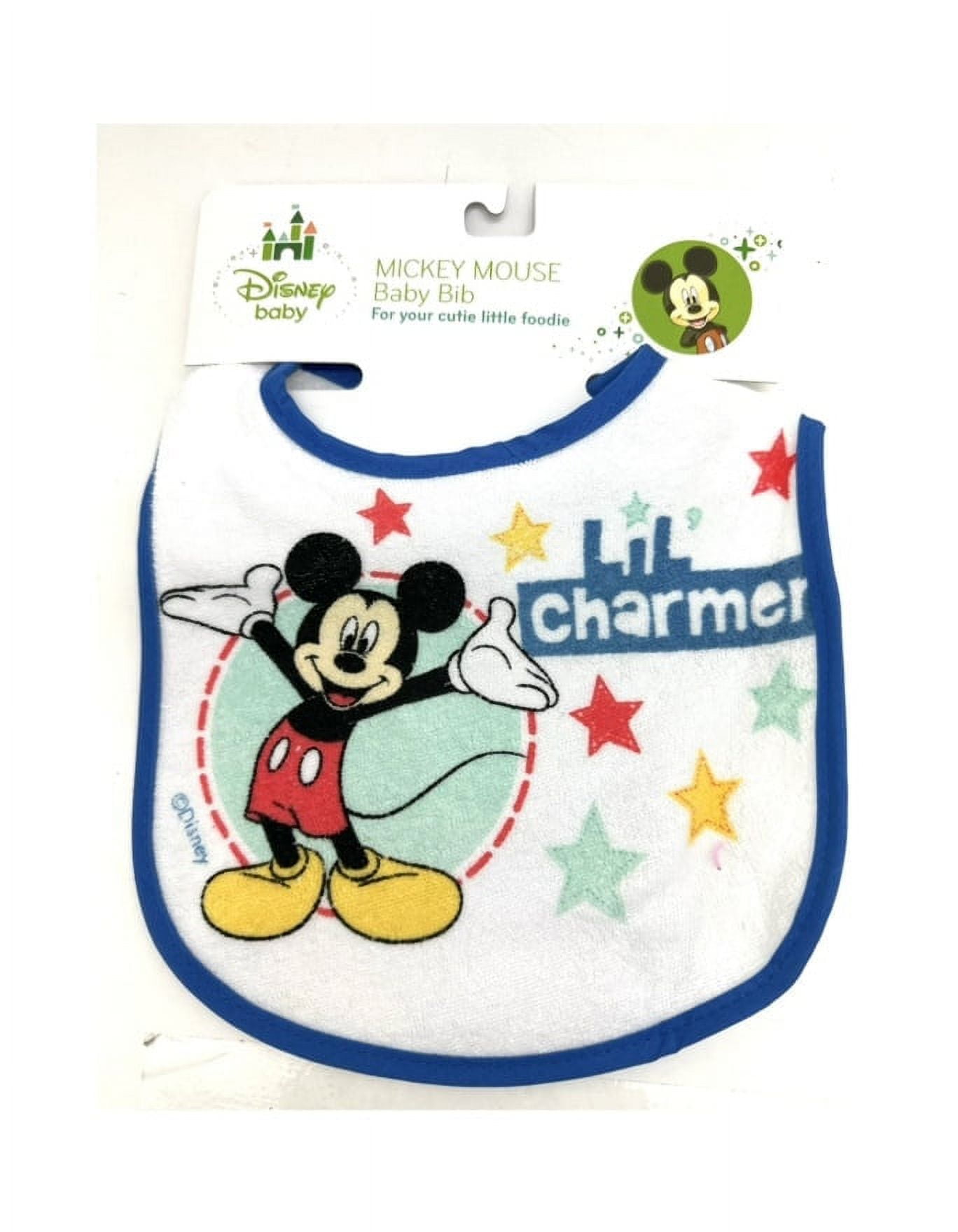 Disney Mickey Mouse Charmer Baby Bib - Walmart.com