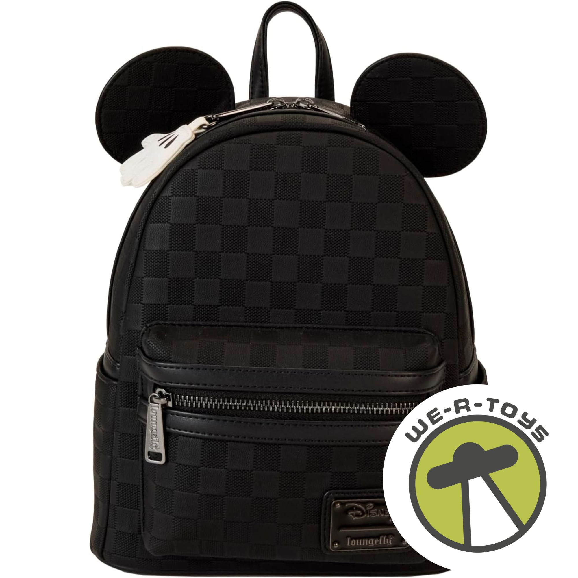 Disney Mickey Mouse Checkered Texture Mini Backpack Loungefly - Walmart.com