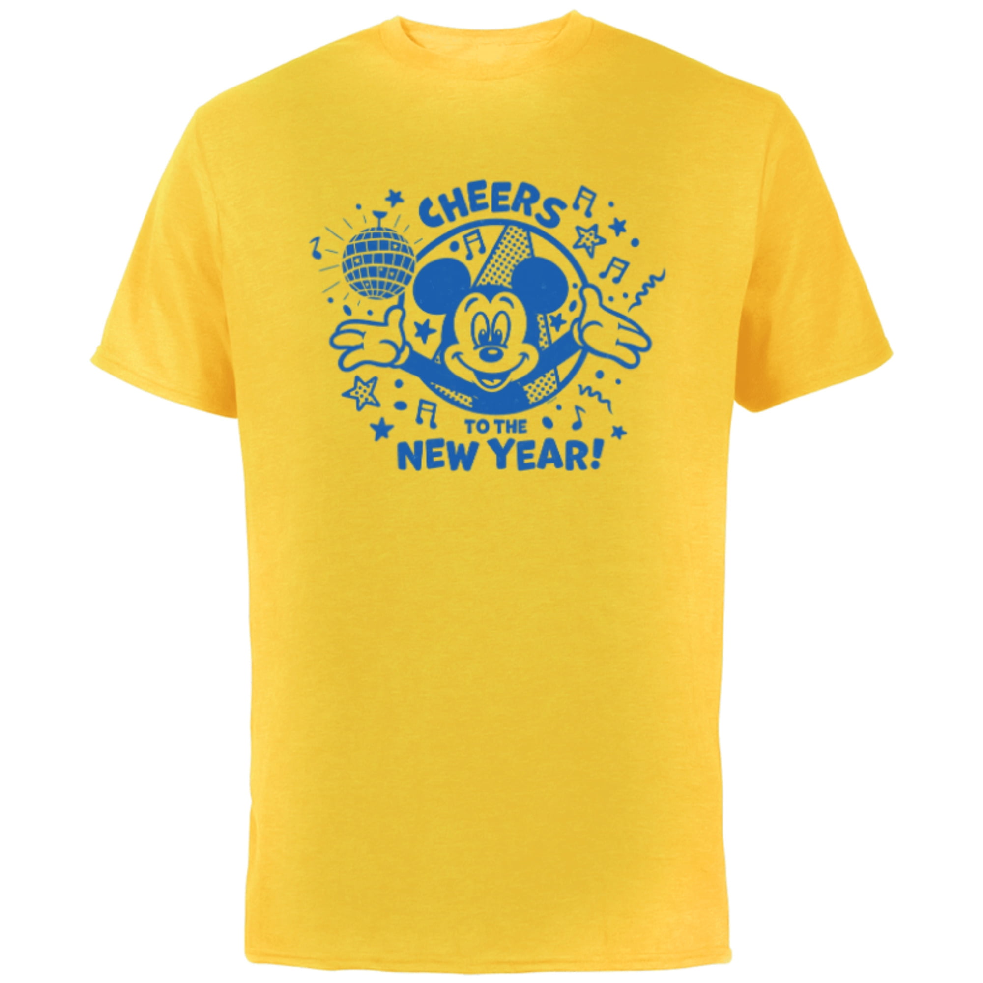 Disney Mickey Mouse Cheers to the New Year Retro Distressed - Short ...