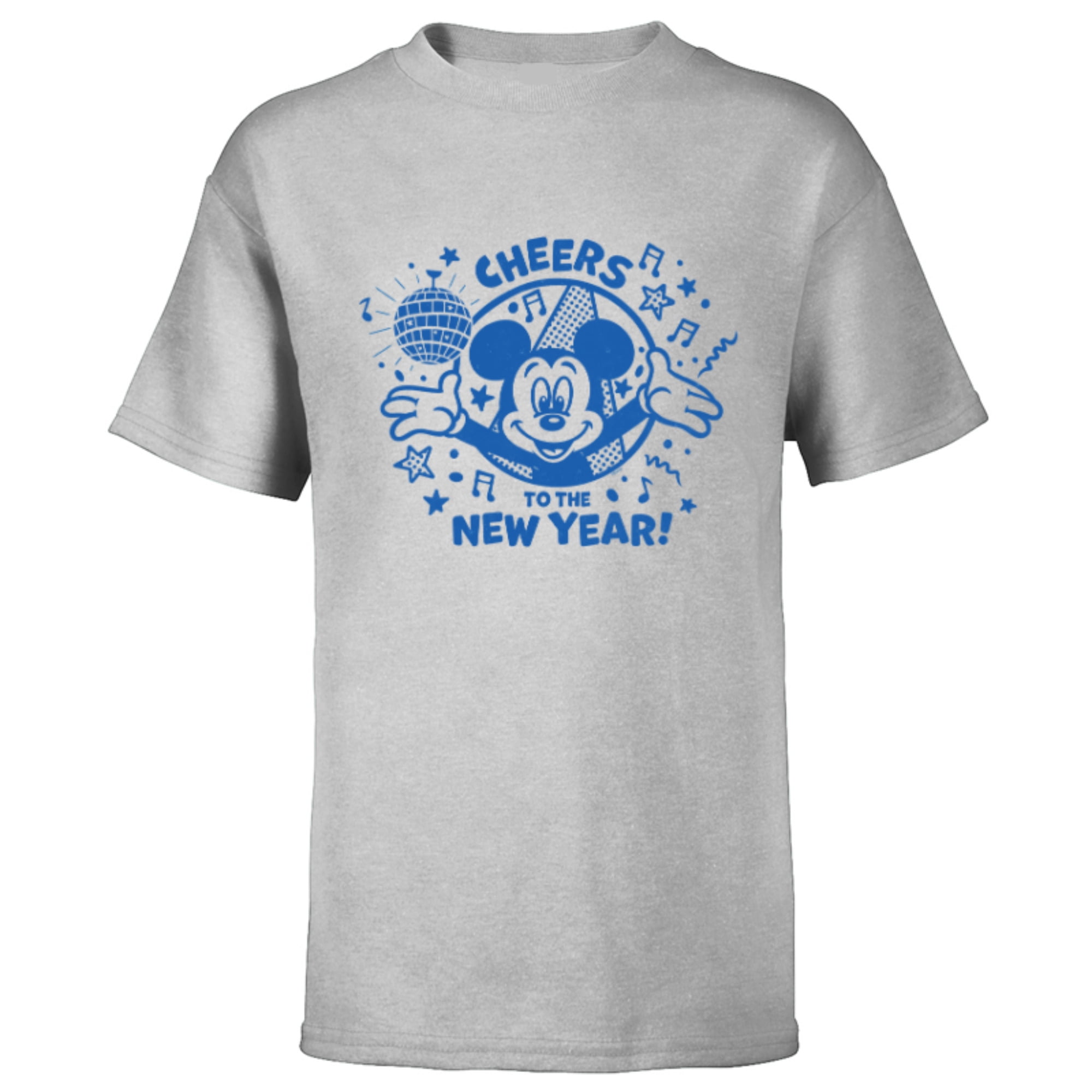 Disney Mickey Mouse Cheers to the New Year Retro Distressed - Short ...