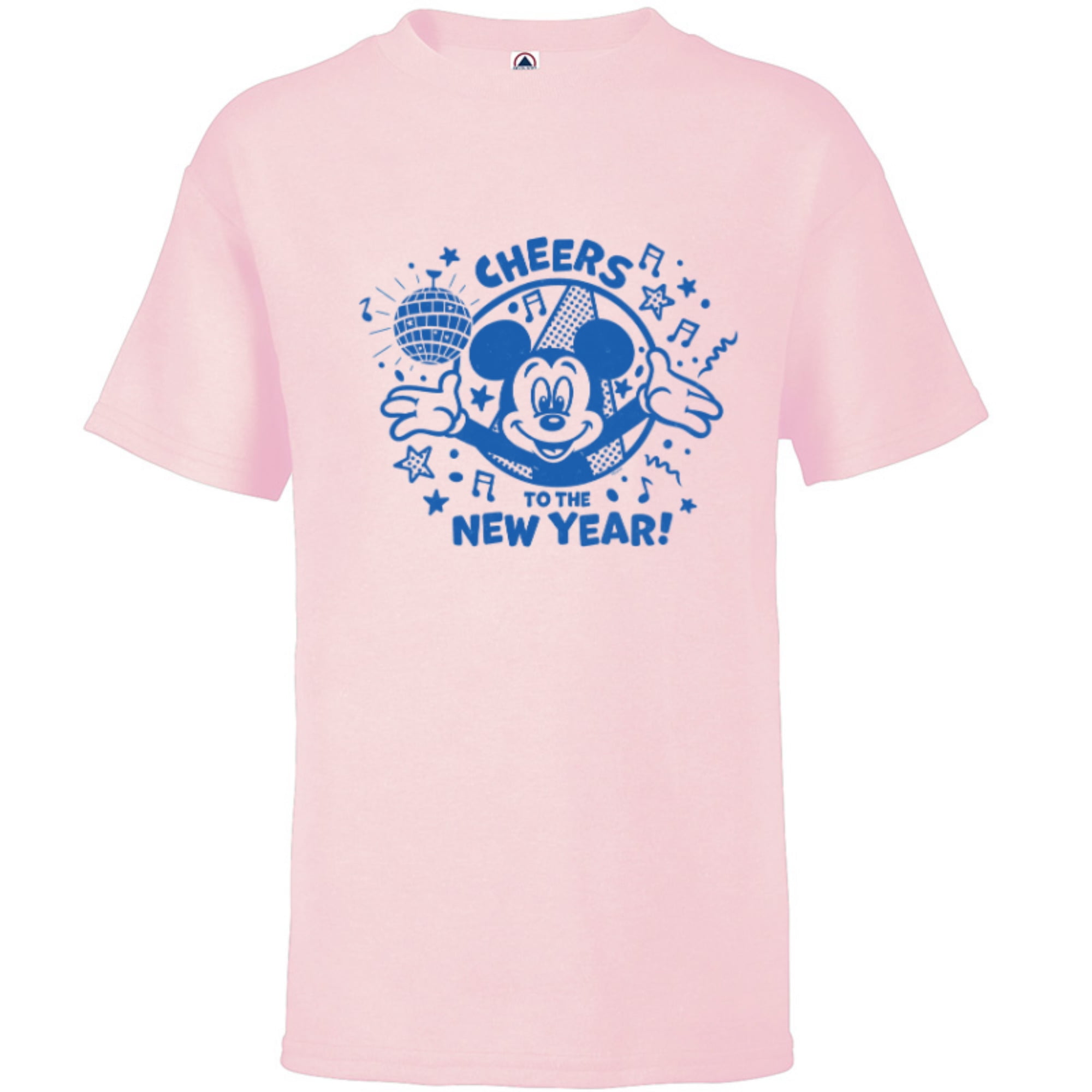Disney Mickey Mouse Cheers to the New Year Retro Distressed - Short ...