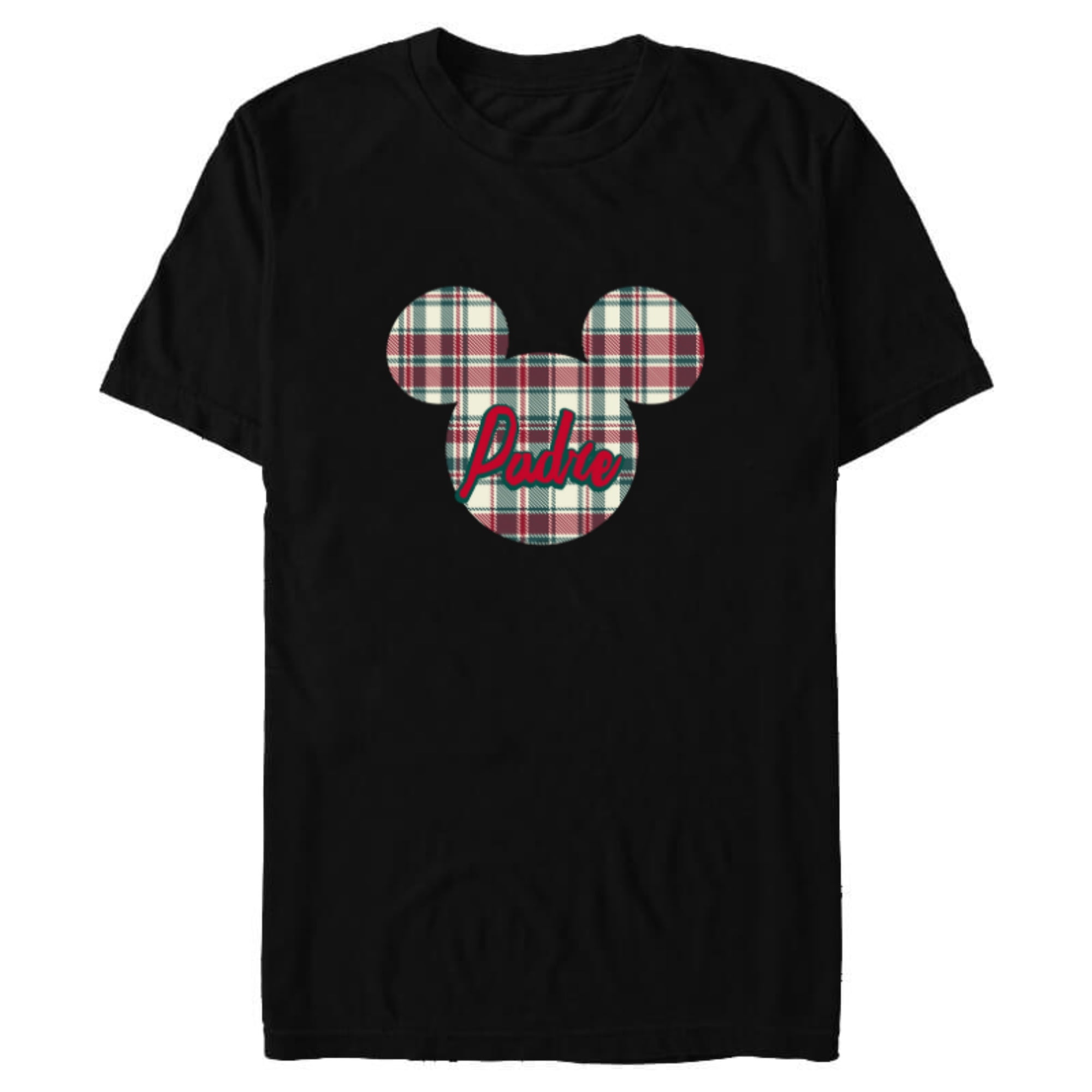 Disney Mickey Mouse Christmas Holiday Plaid for Padre - Short Sleeve ...