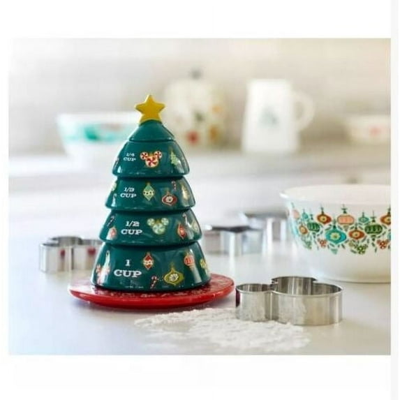 Disney Mickey Mouse Christmas Tree Stacking Measuring Cup Set - Walmart.com