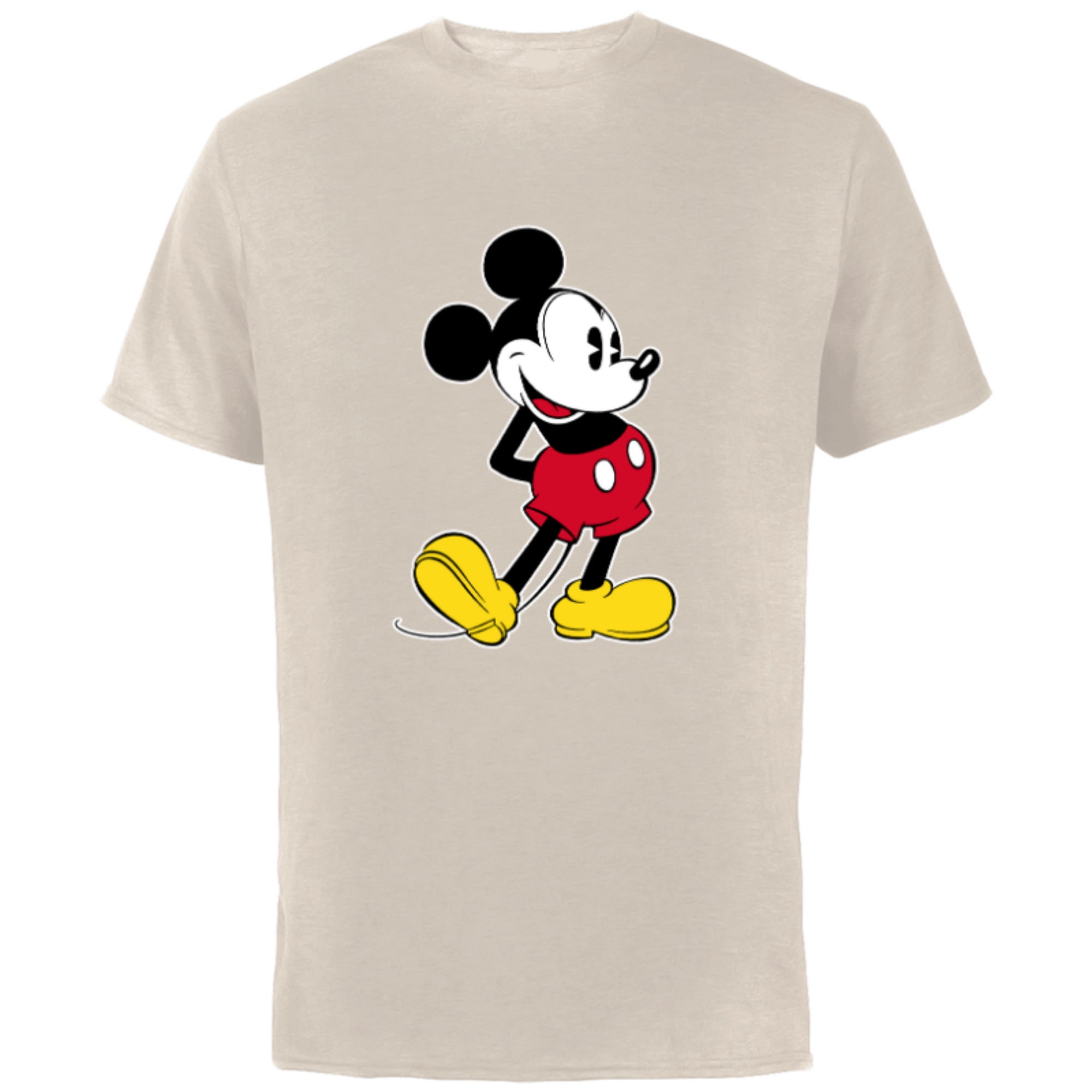 Disney Mickey Mouse Classic Pose - Short Sleeve Cotton T-Shirt for ...