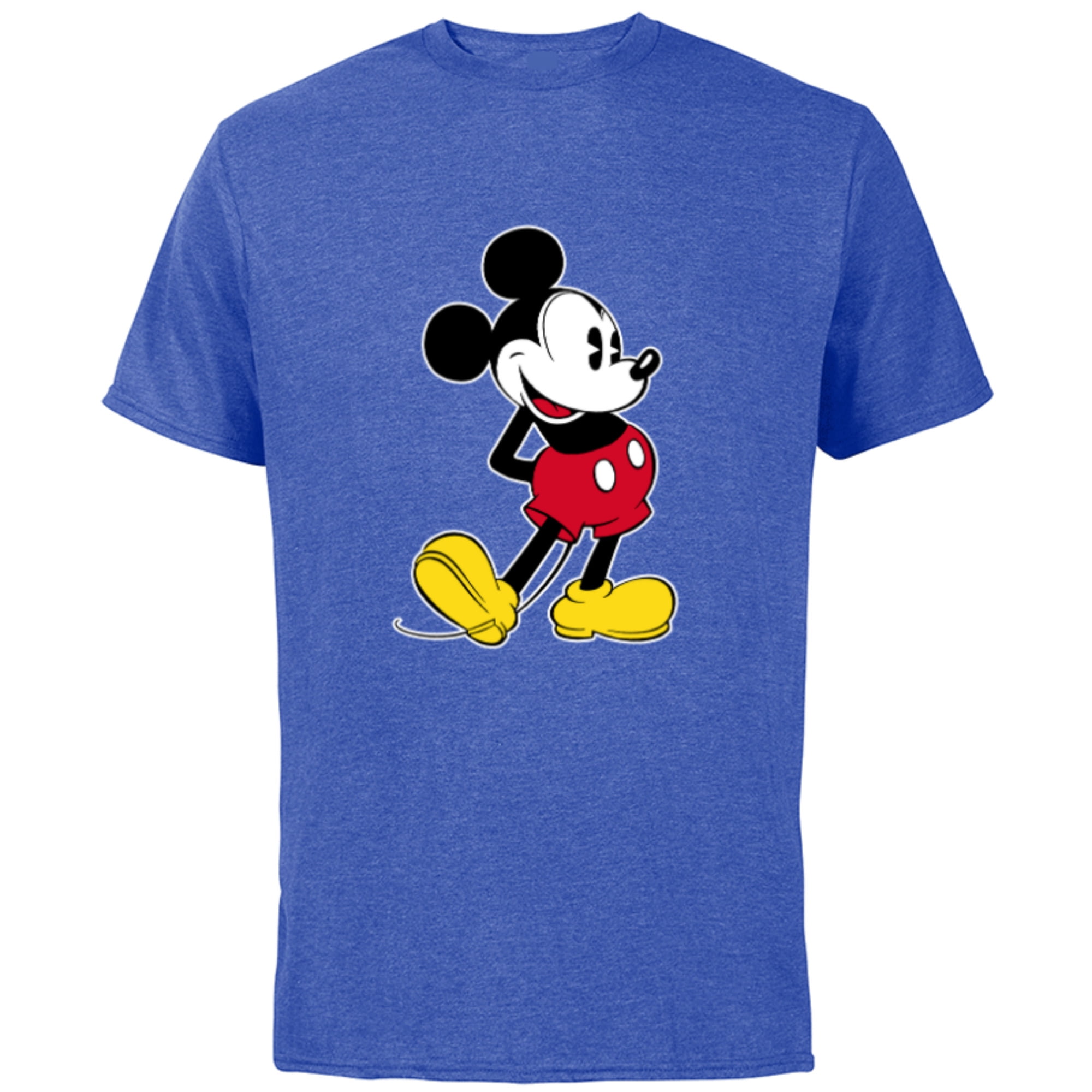 Mickey Mouse Mens T-Shirt - Arms Crossed Leg Kicked Classic Mickey Mouse Mens T-Shirt - Arms Crossed Leg Kicked Classic