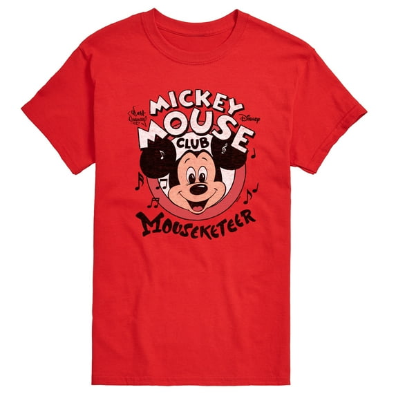 Disney - Mickey Mouse Club Member - Men's Short Sleeve Graphic T-Shirt ...