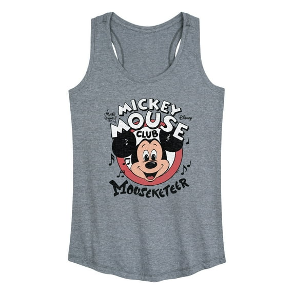 Disney - Mickey Mouse Club Member - Women's Racerback Graphic Tank ...