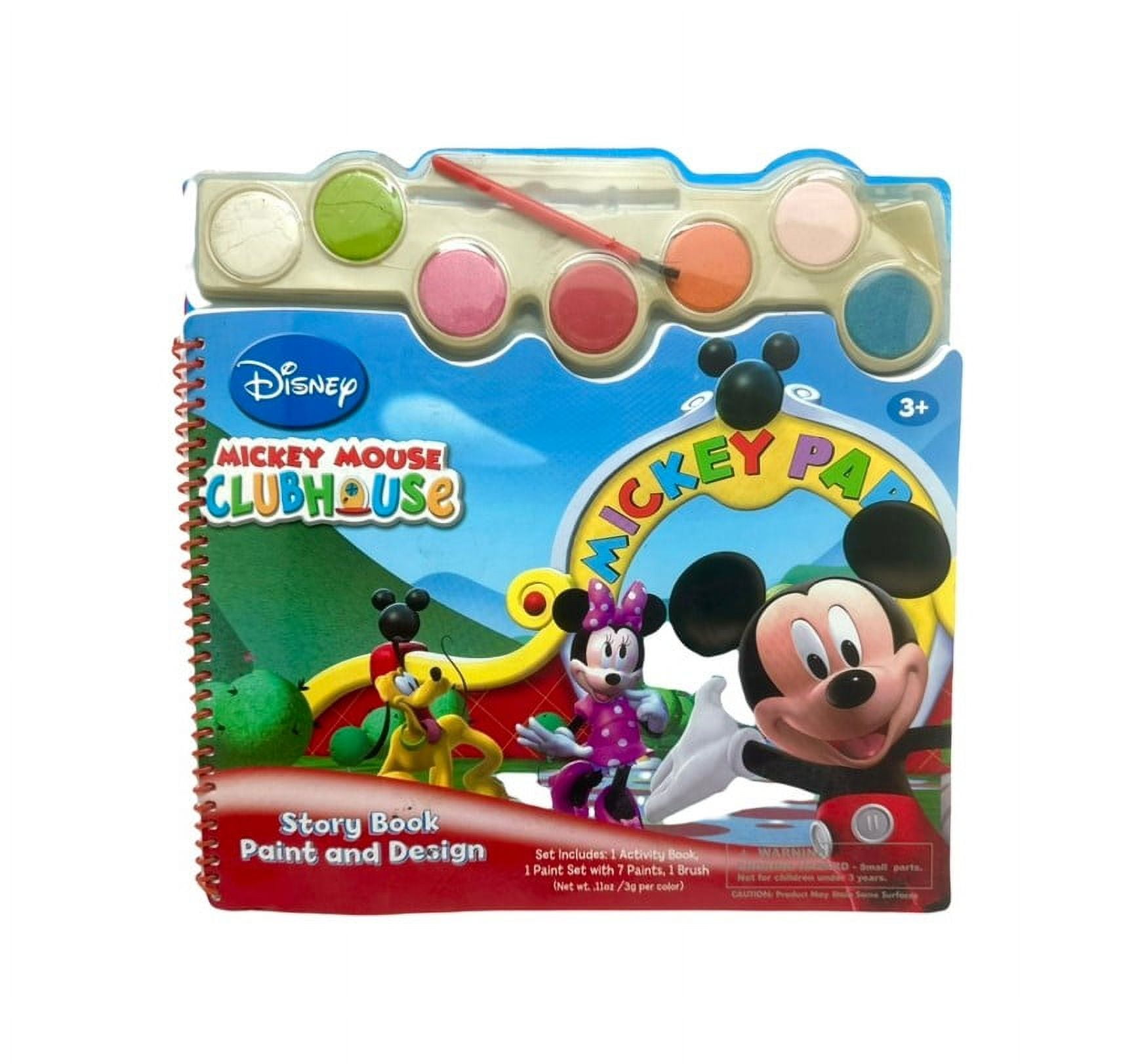 Disney Mickey Mouse Clubhouse Story Book paint and design activity book ...
