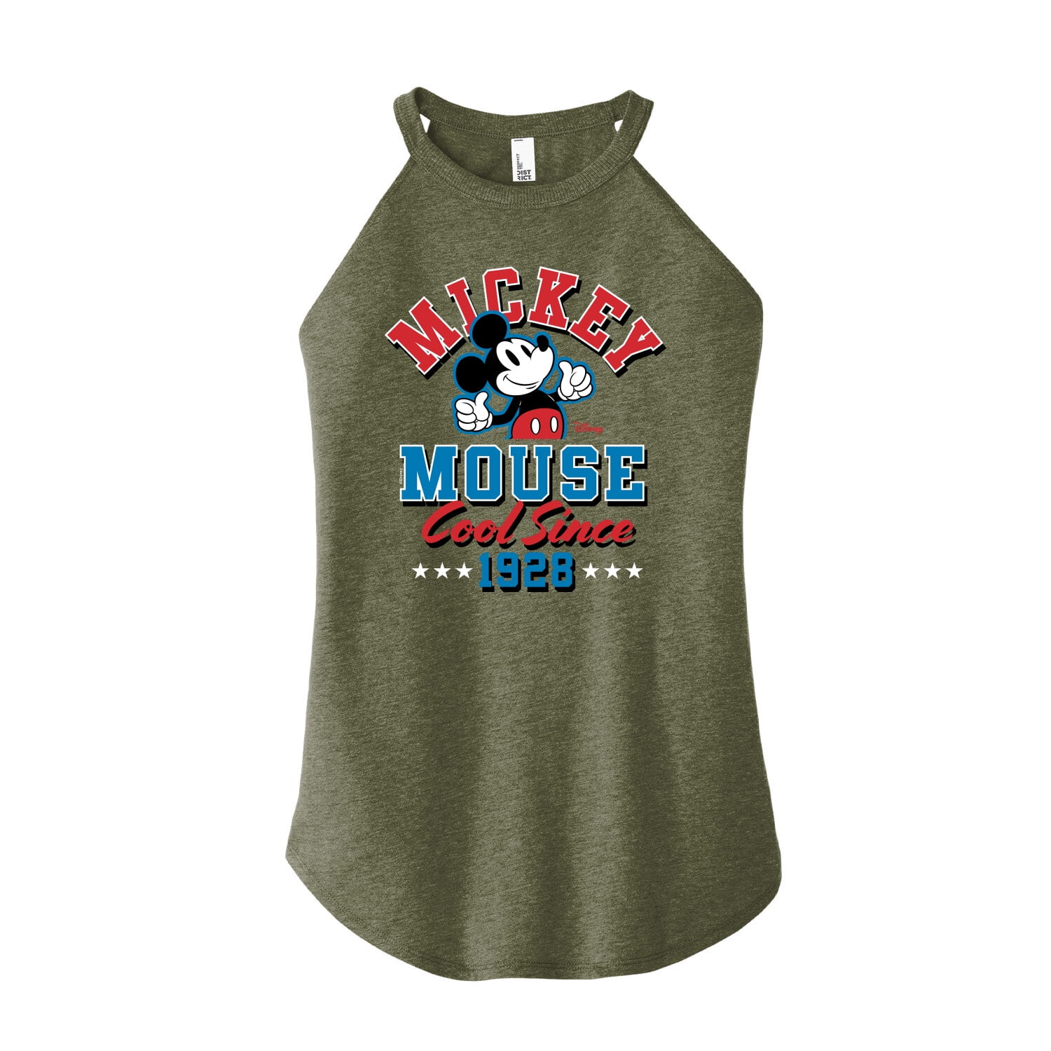Disney - Mickey Mouse - Cool Since 1928 - Juniors High Neck Tank Top ...