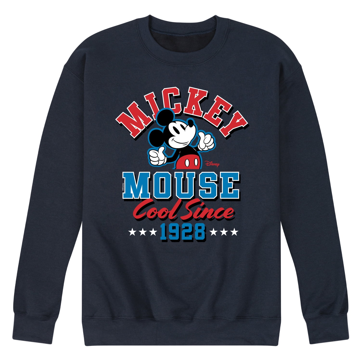 Disney - Mickey Mouse - Cool Since 1928 - Men's Crew Neck Fleece ...