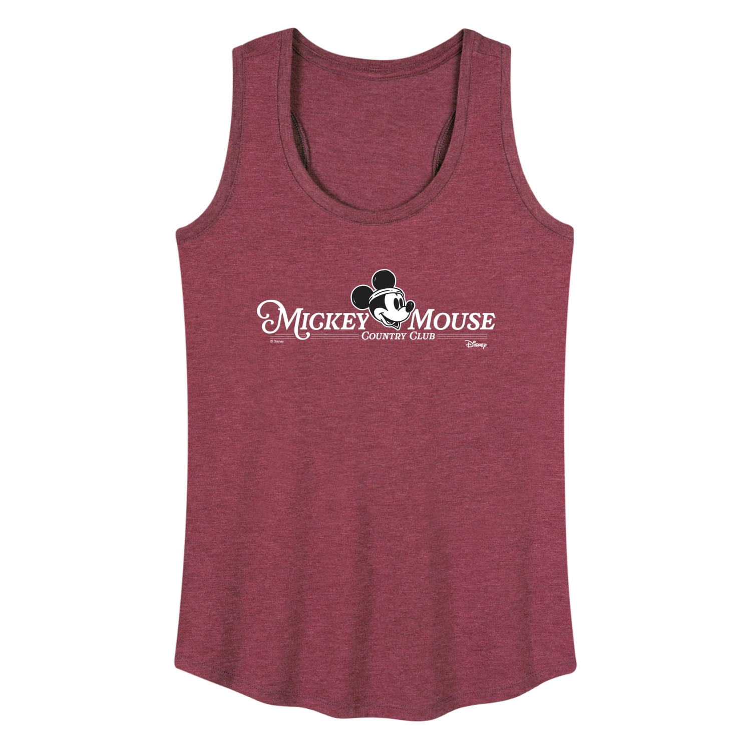 Disney - Mickey Mouse Country Club - Women's Racerback Graphic Tank ...