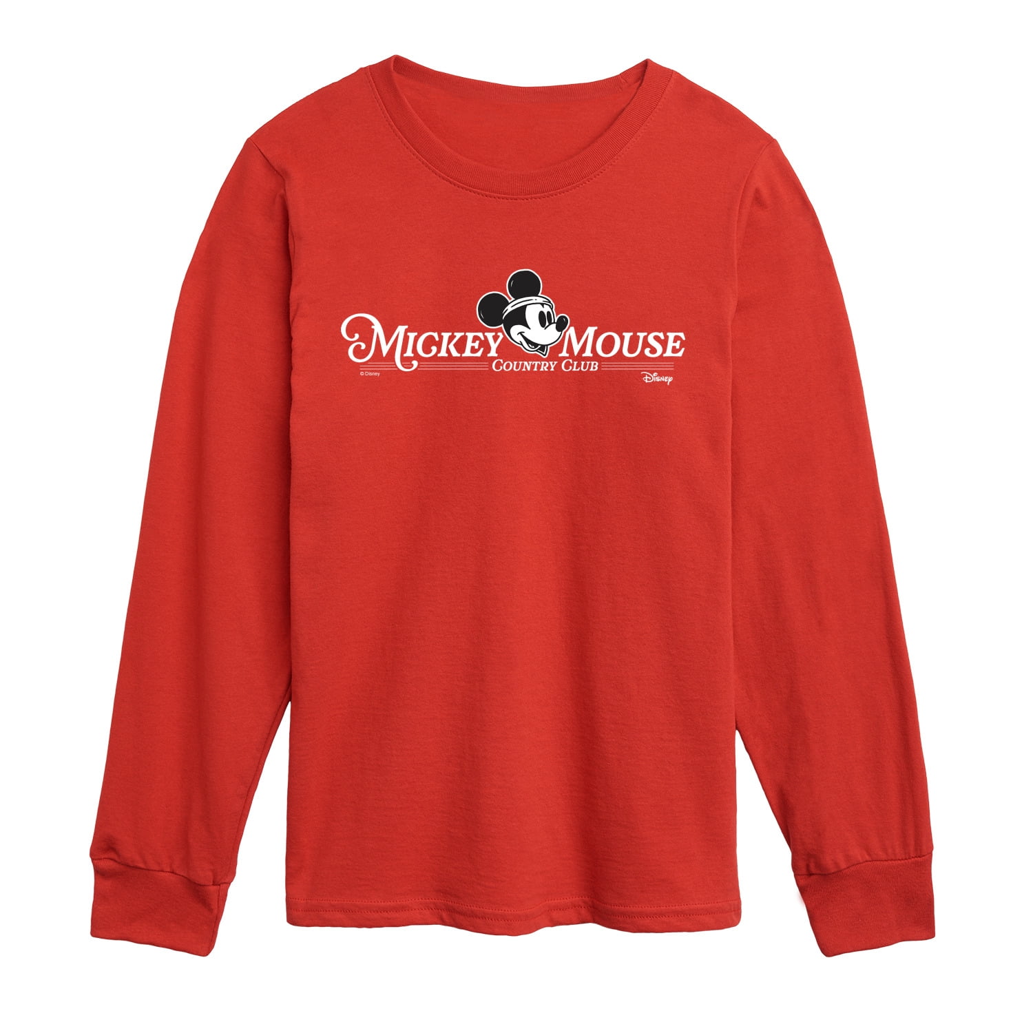 Disney - Mickey Mouse Country Club - Youth Boys Long Sleeve Graphic T ...