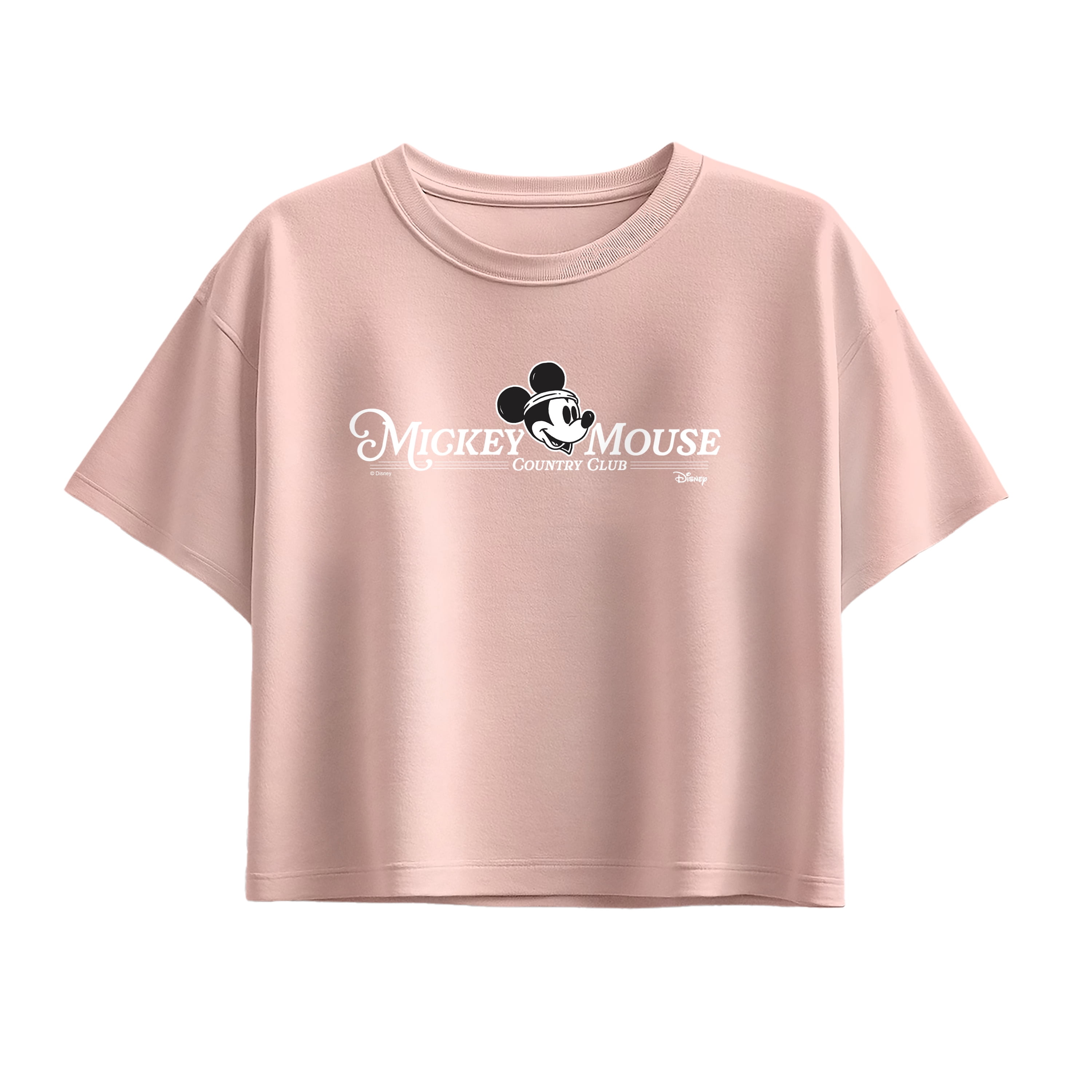 Disney - Mickey Mouse Country Club - Youth Girls Boxy T-Shirt - Walmart.com