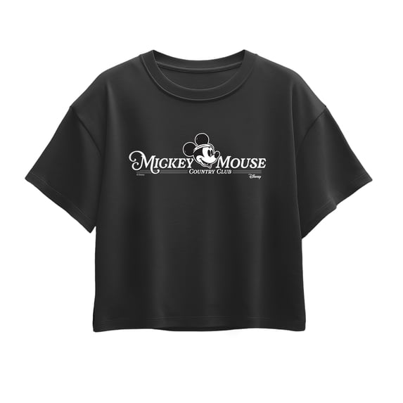 Disney - Mickey Mouse Country Club - Youth Girls Boxy T-Shirt - Walmart.com