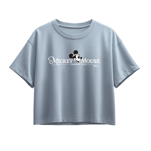 Disney - Mickey Mouse Country Club - Youth Girls Boxy T-Shirt - Walmart.com