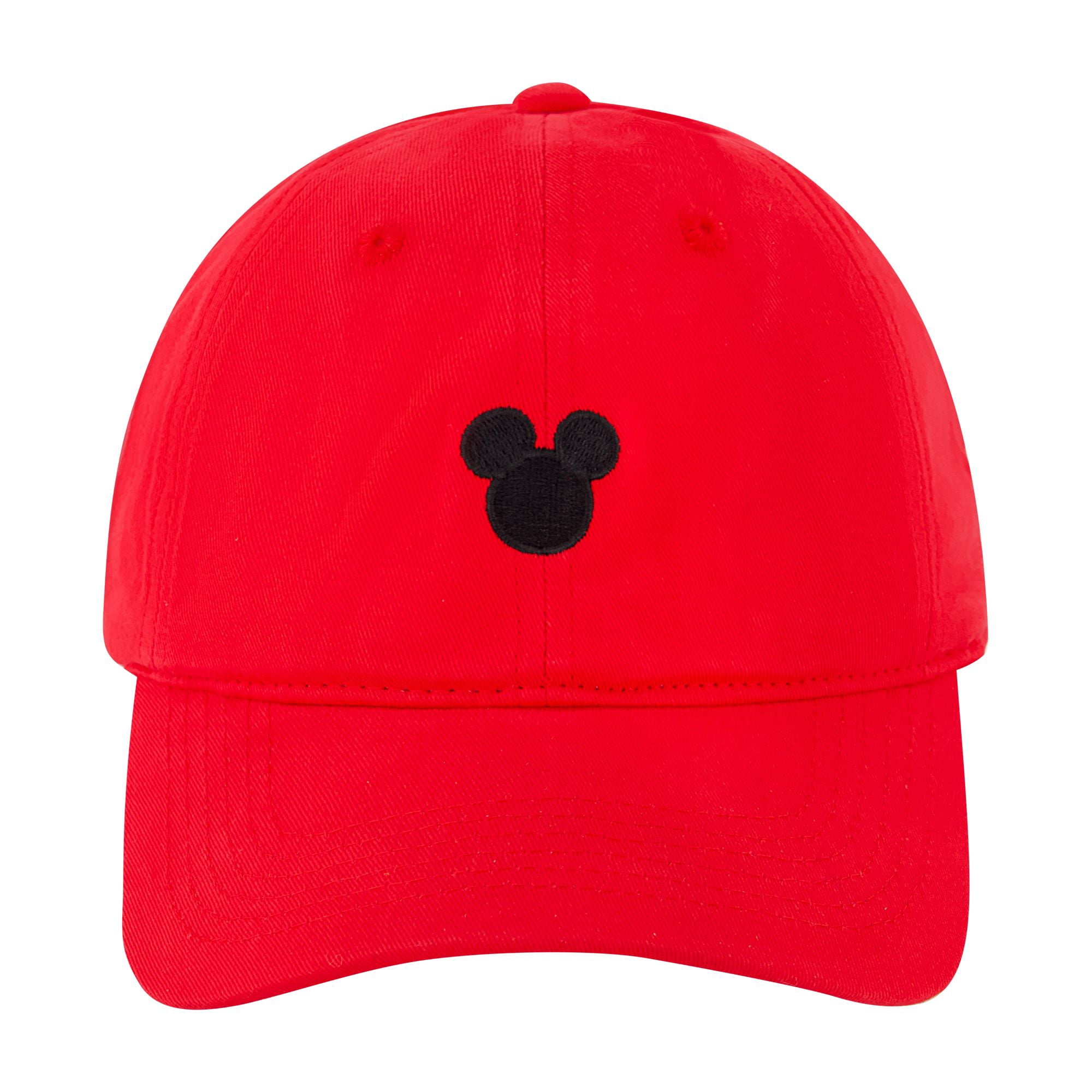 Disney Mickey Mouse Dad Hat, Ears Logo Cotton Adjustable Adult Men's ...
