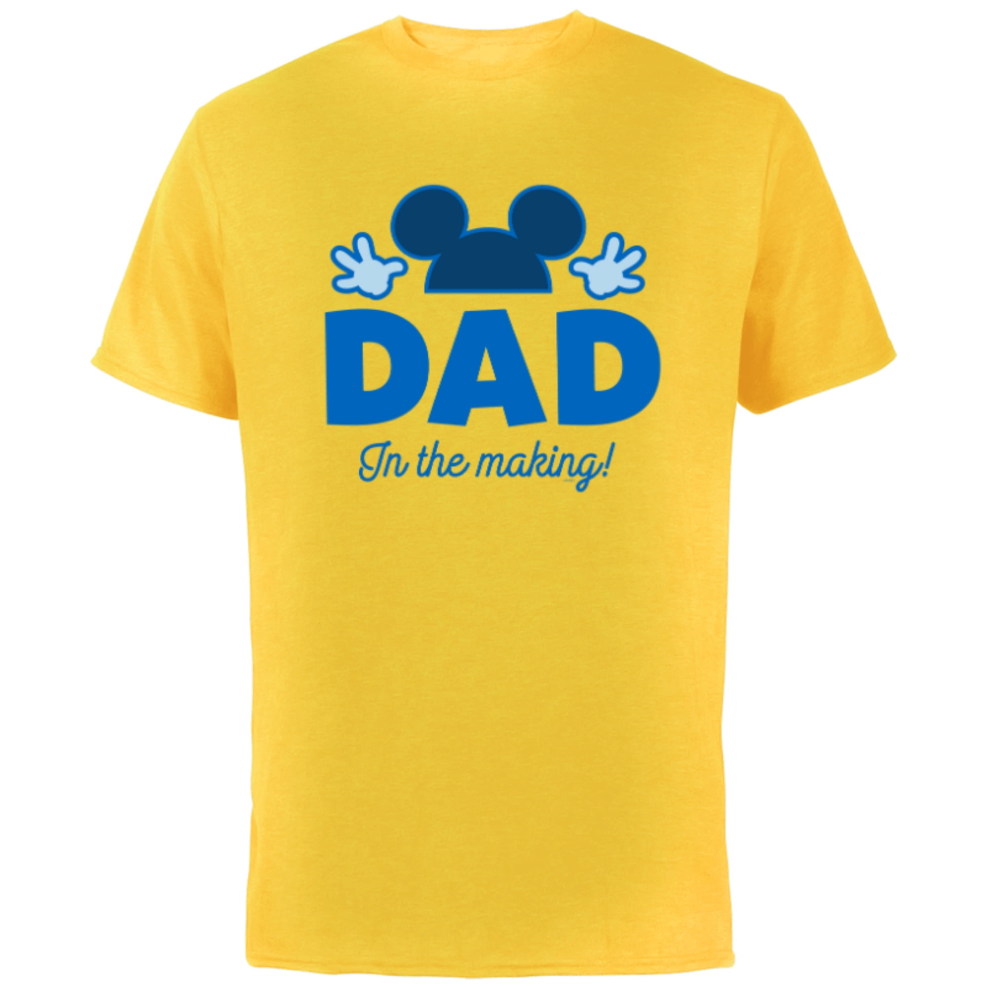 Disney Mickey Mouse Dad in The Making - Short Sleeve Cotton T-Shirt for ...