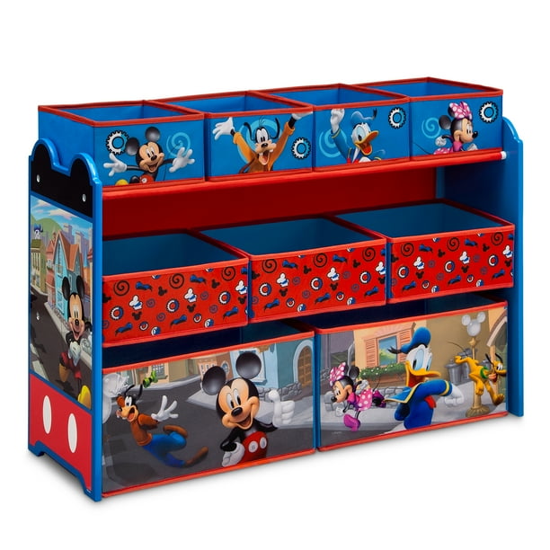Disney Mickey Mouse Deluxe 9 Bin Design and Store Toy Organizer by ...