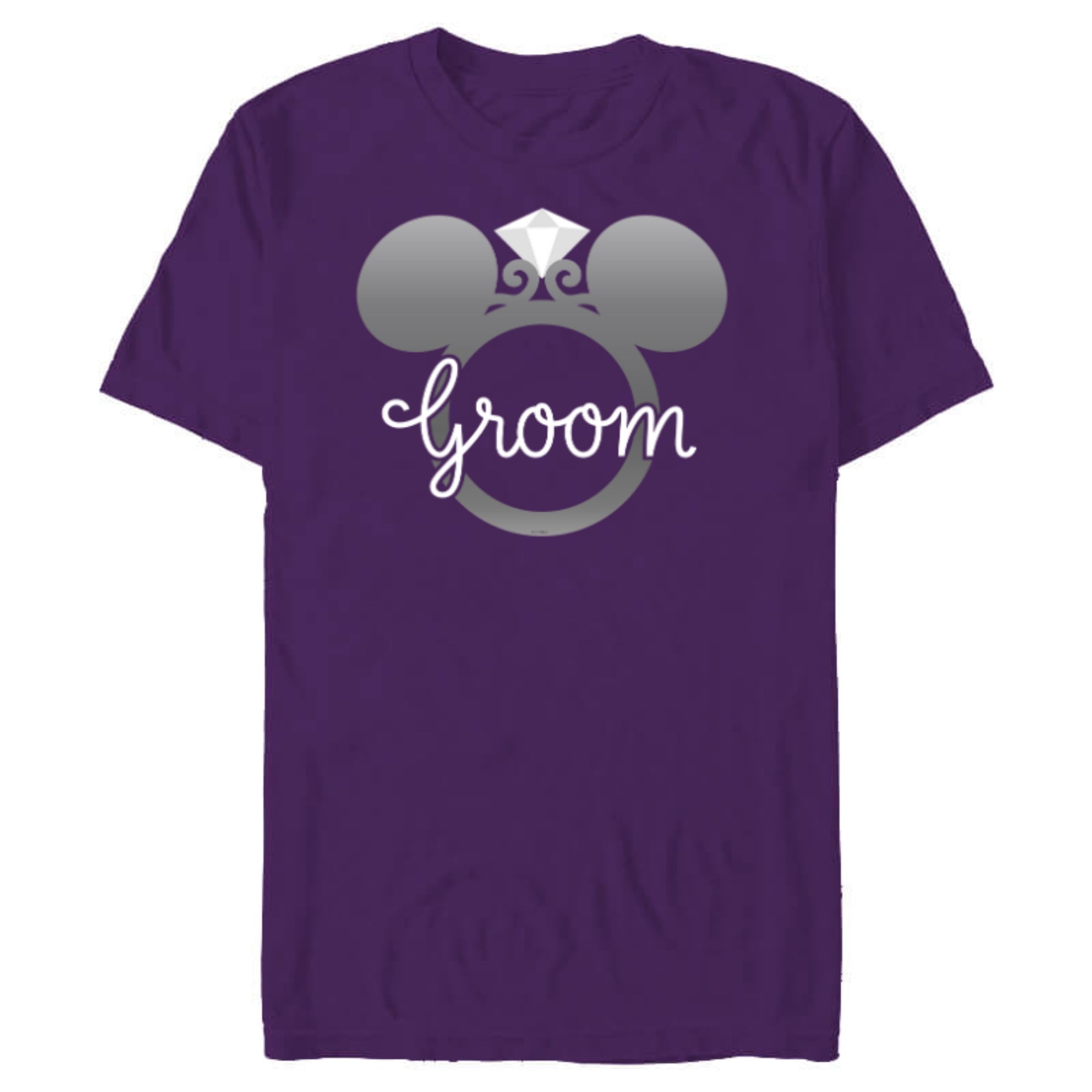 Disney Mickey Mouse Diamond Wedding Engagement Ring Groom - Short ...