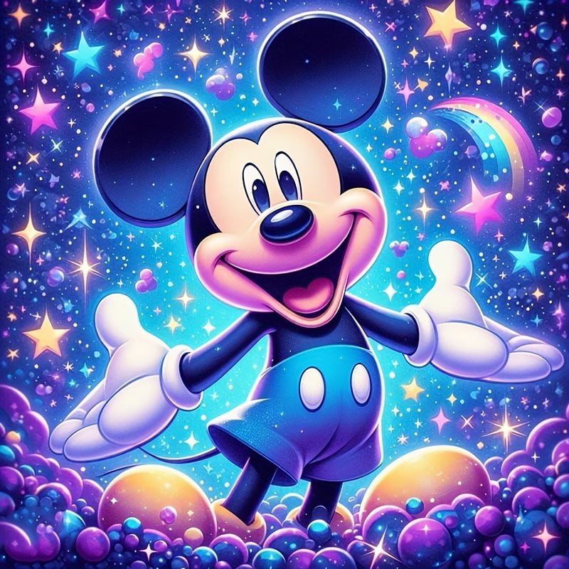 Disney Mickey Mouse Diamond painting kit DIY craft mosaic home decor ...