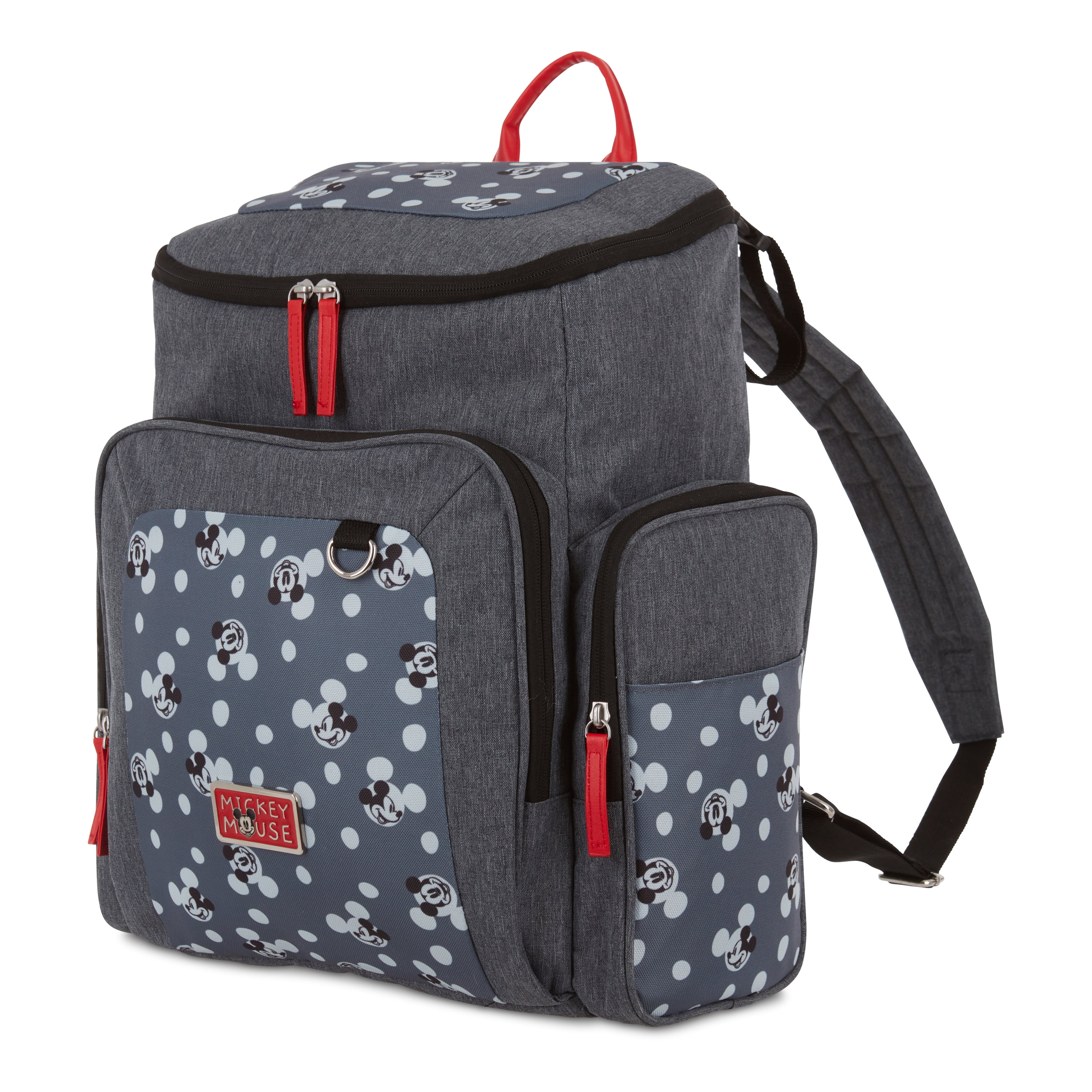 Disney Mickey Mouse Diaper Bag w/ Insulated Pocket - Walmart.com