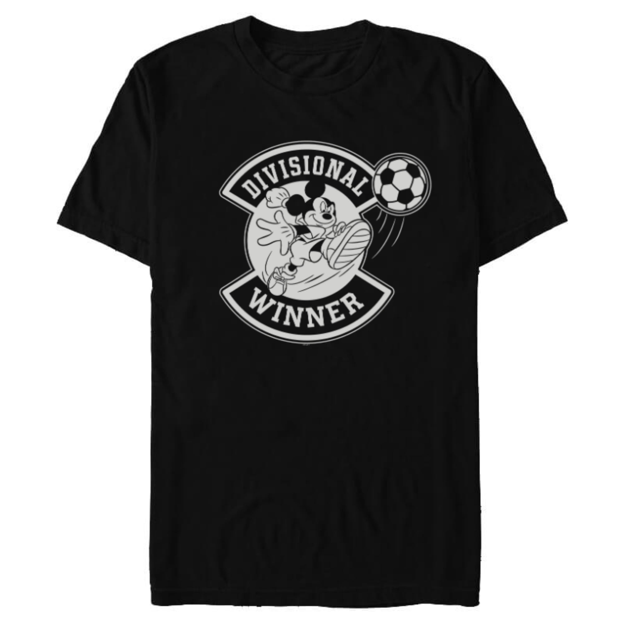 Disney Mickey Mouse Divisional Winner Sports Soccer Ball - Short Sleeve ...
