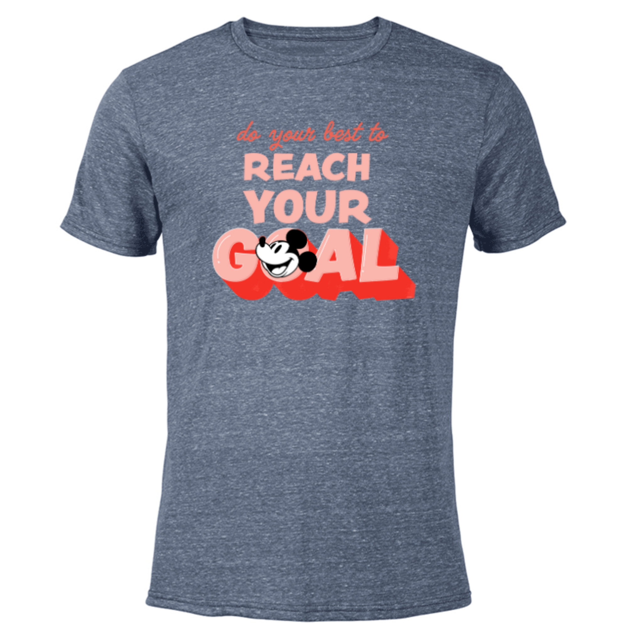 Disney Mickey Mouse Do Your Best to Reach Your Goals - Short Sleeve ...