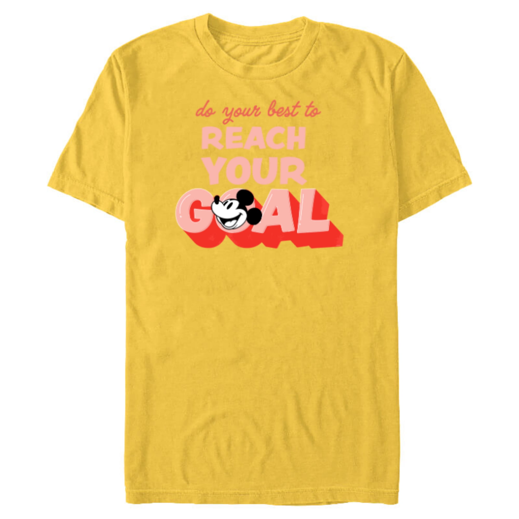 Disney Mickey Mouse Do Your Best to Reach Your Goals - Short Sleeve ...
