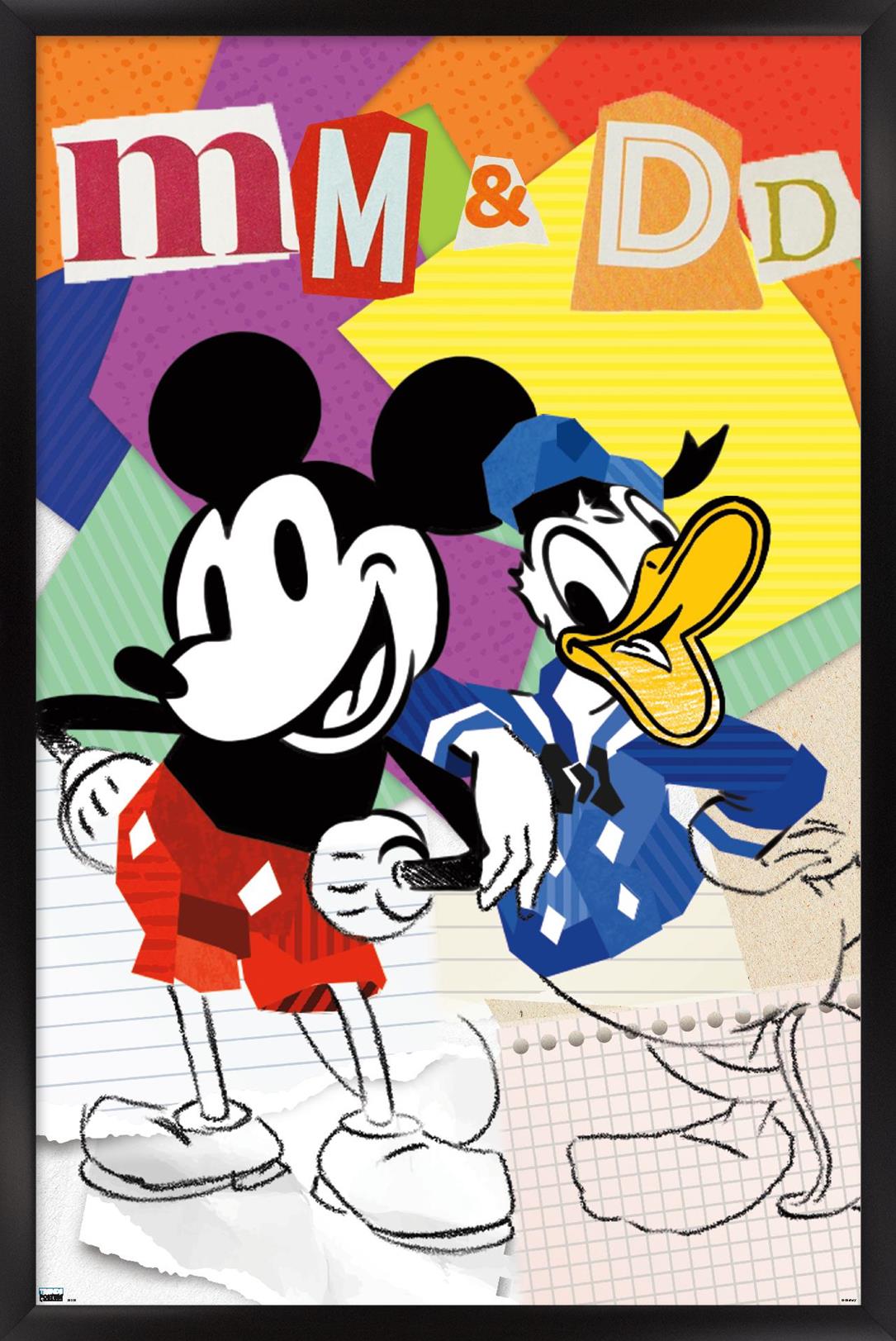 Disney Mickey Mouse & Donald - Design Elements Wall Poster, 14.725" x ...