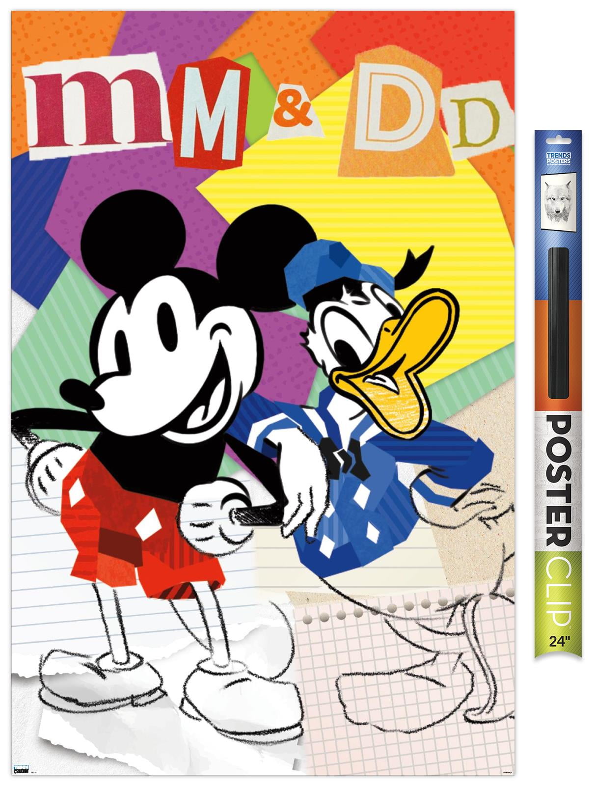 Disney Mickey Mouse & Donald - Design Elements Wall Poster, 22.375" x ...