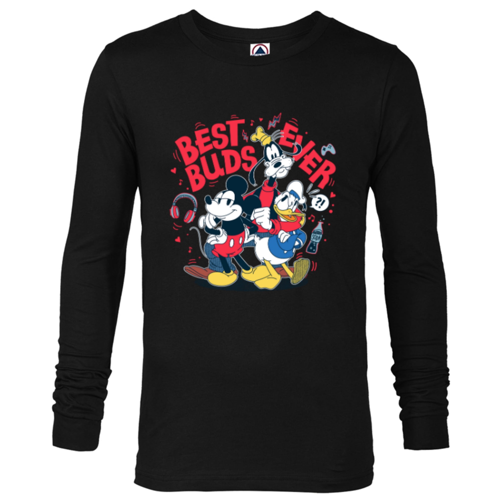 Disney Mickey Mouse Donald Duck Goofy Best Buds Ever Friends - Long ...