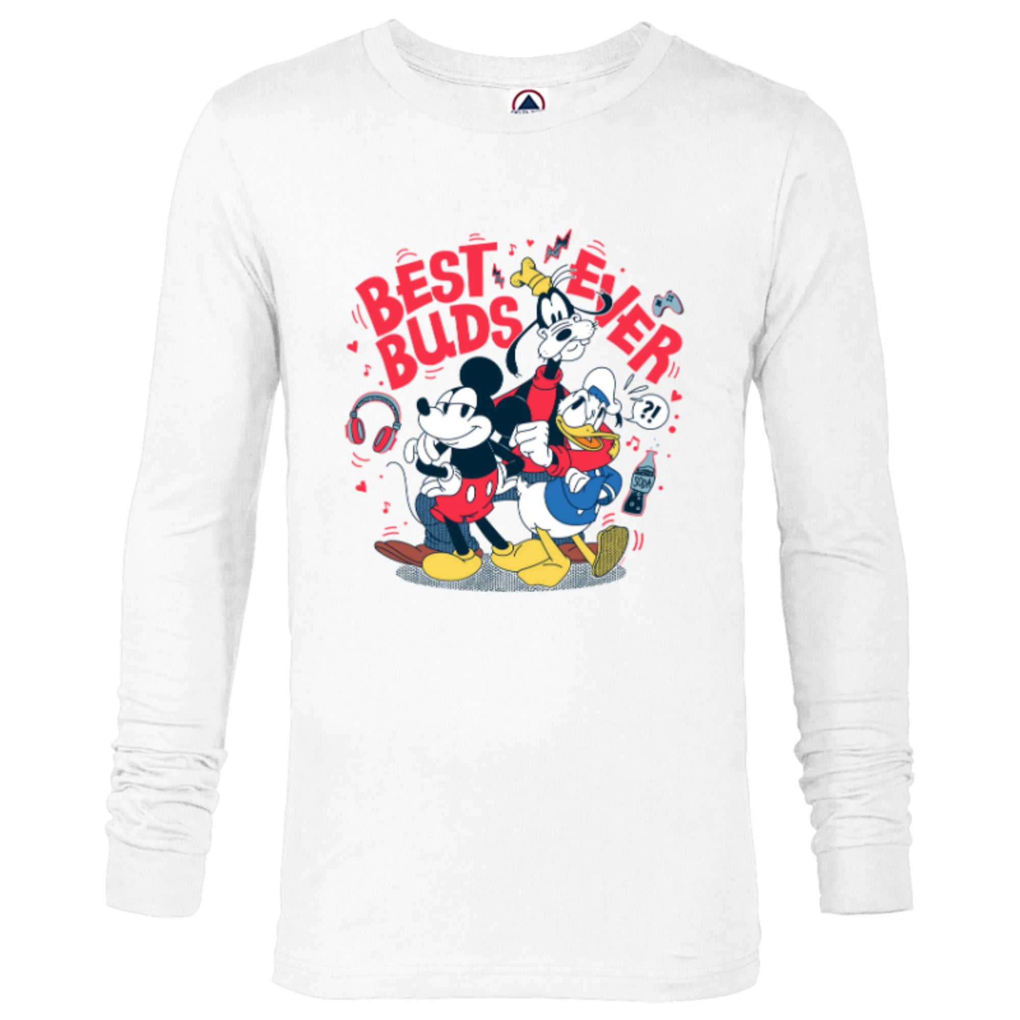 Disney Mickey Mouse Donald Duck Goofy Best Buds Ever Friends - Long ...