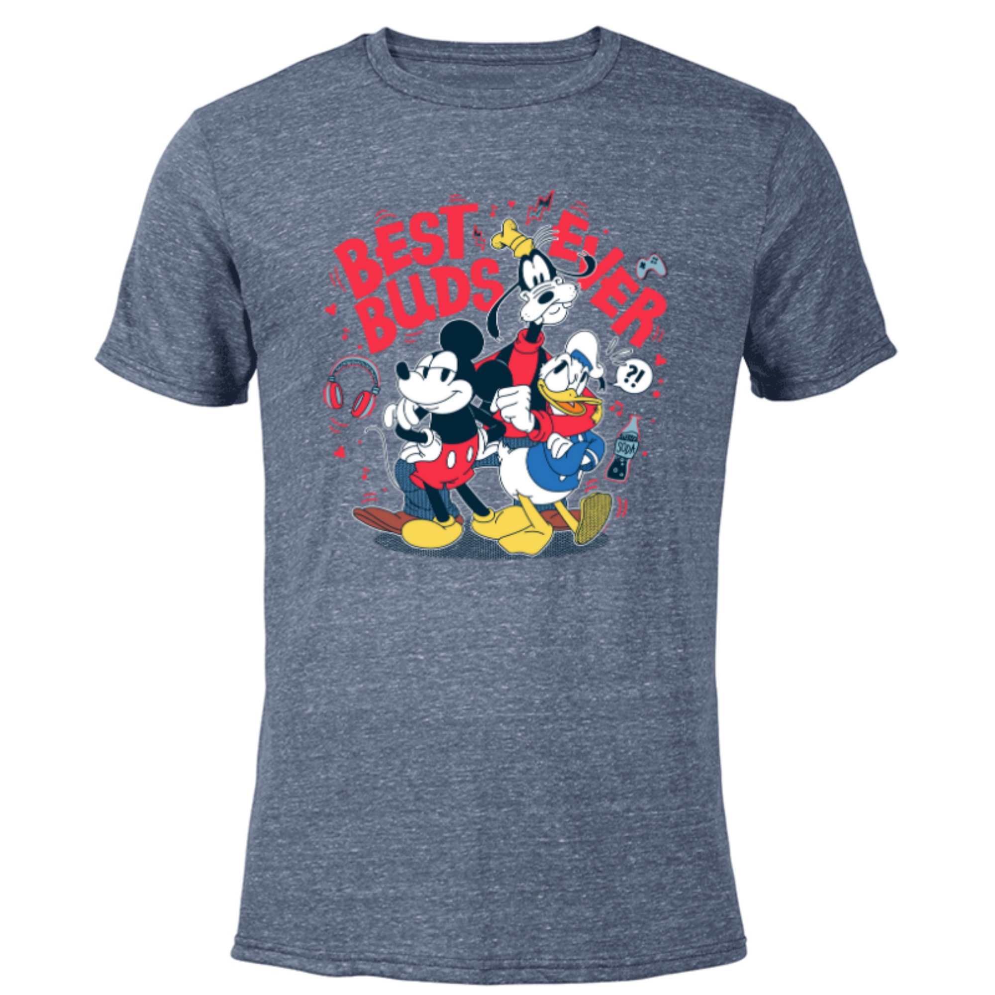 Disney Mickey Mouse Donald Duck Goofy Best Buds Ever Friends - Short ...