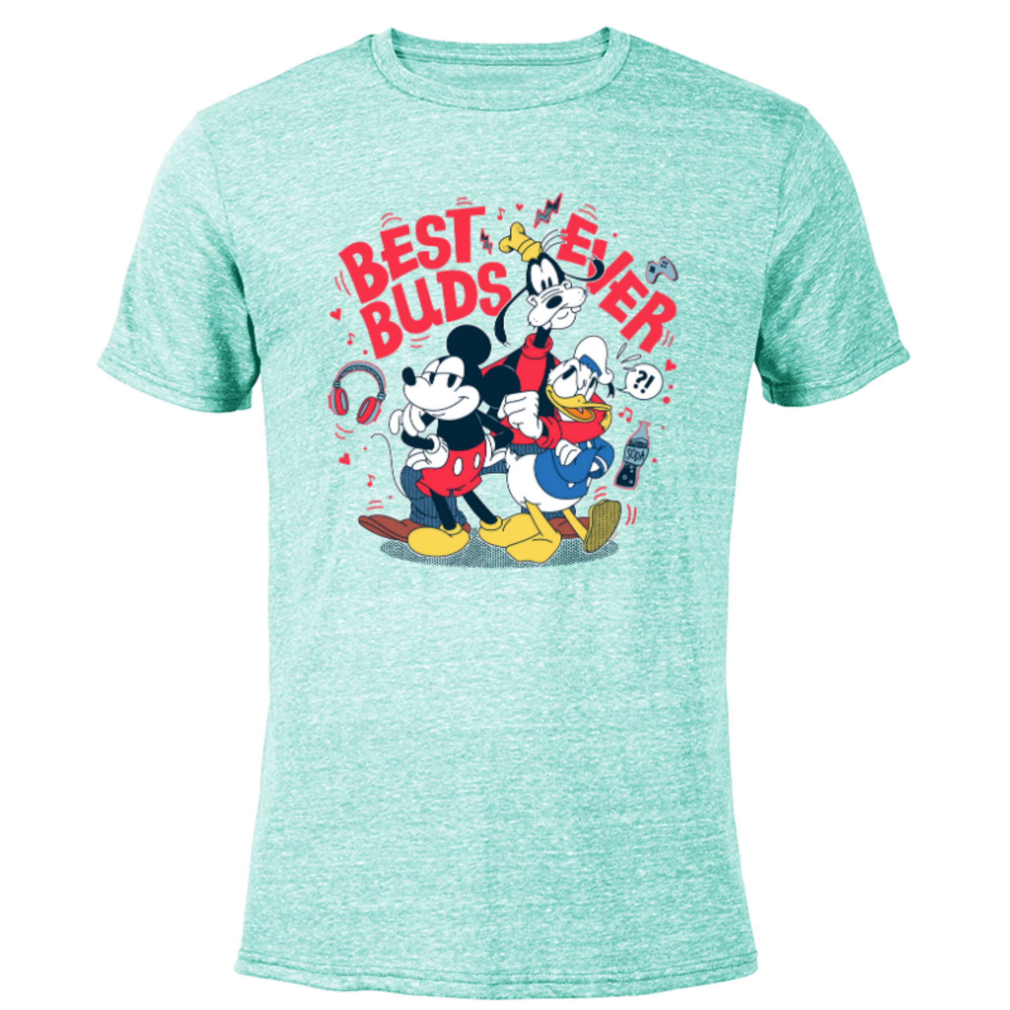 Disney Mickey Mouse Donald Duck Goofy Best Buds Ever Friends - Short ...