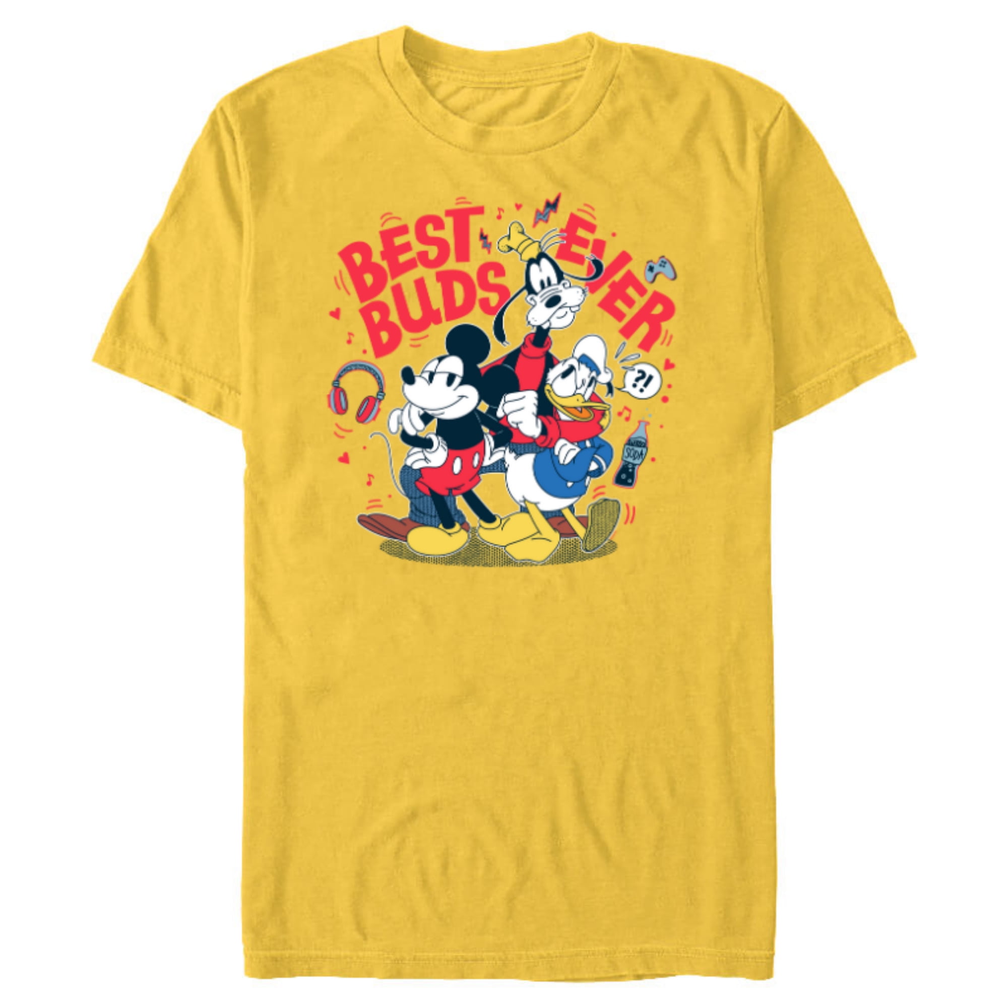 Disney Mickey Mouse Donald Duck Goofy Best Buds Ever Friends - Short ...