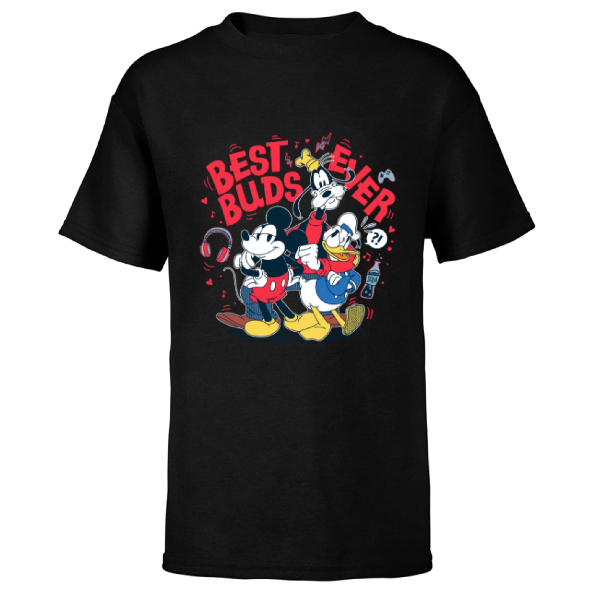 Disney Mickey Mouse Donald Duck Goofy Best Buds Ever Friends - Short ...