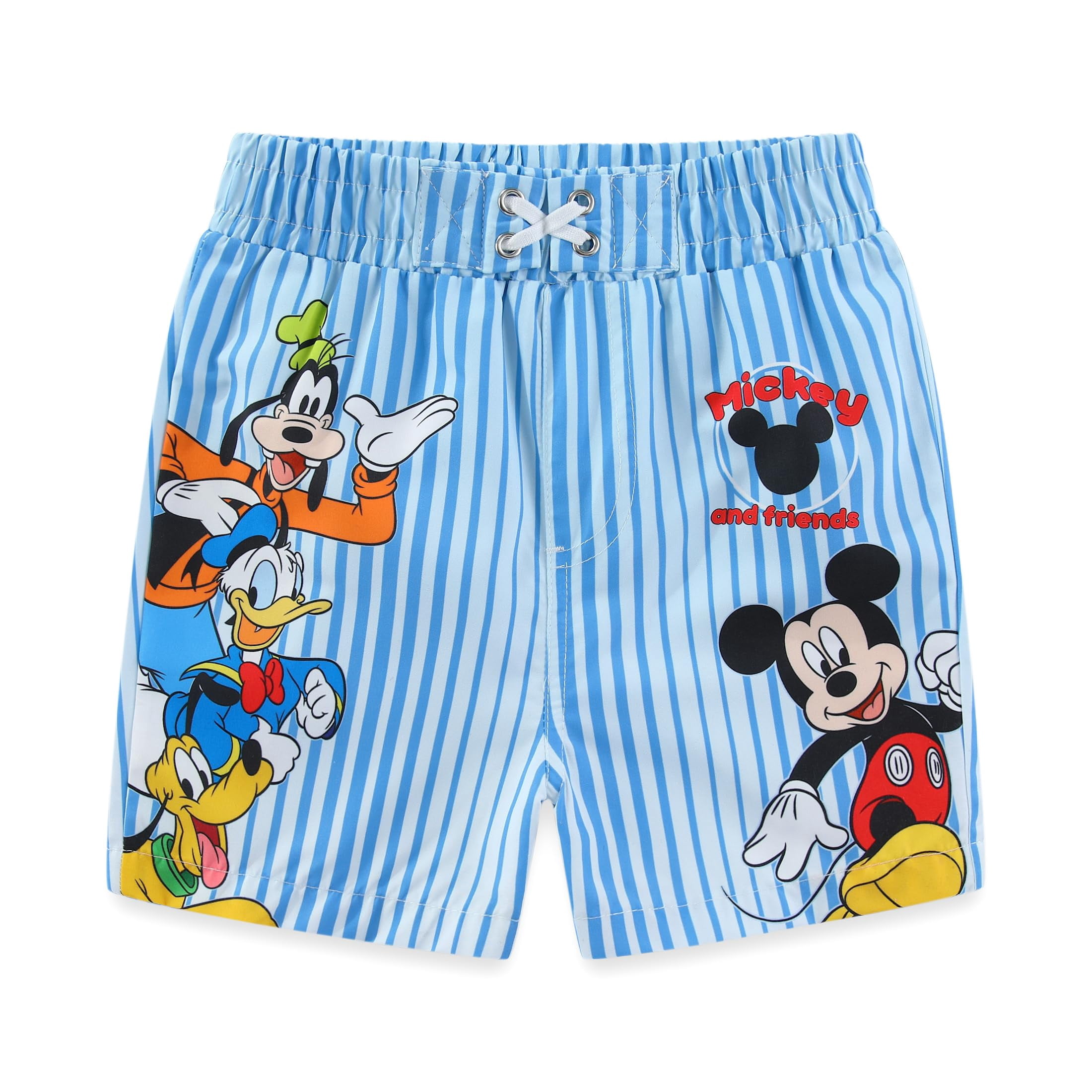 Disney Mickey Mouse Donald Duck Goofy Pluto UPF 50+ Swim Trunks Shorts ...