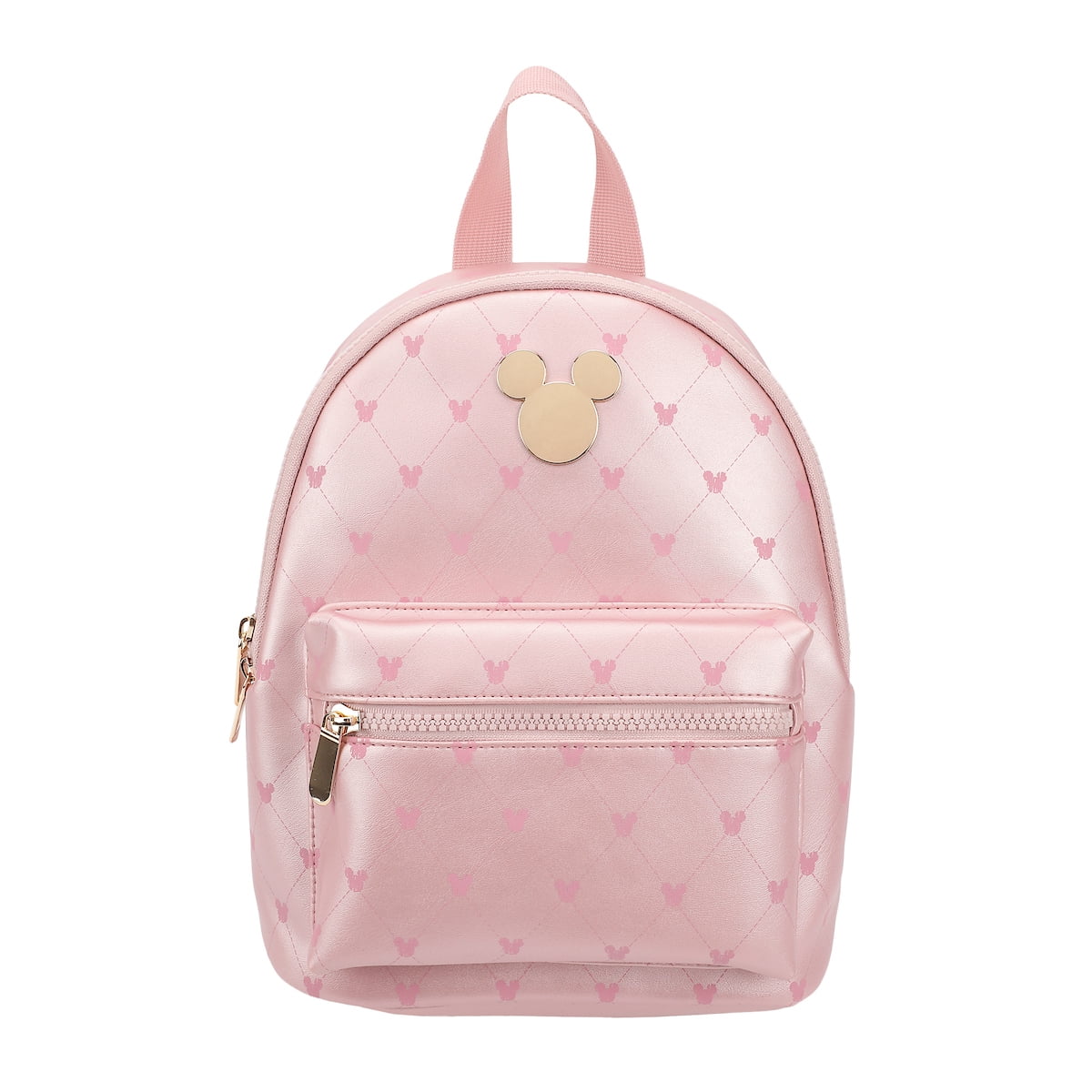 Disney Mickey Mouse Ears Adult Pink 10.6" Mini Backpack - Walmart.com