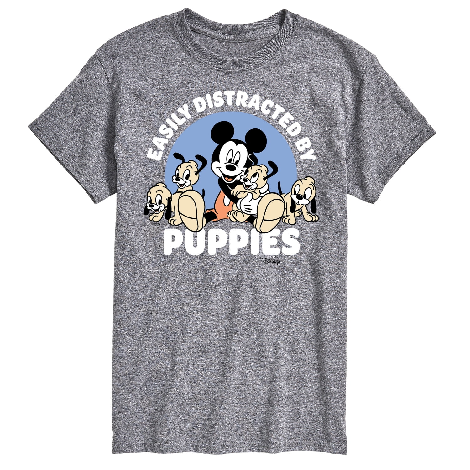 Disney - Mickey Mouse - Easily Distracted By Puppies - Men's Short ...