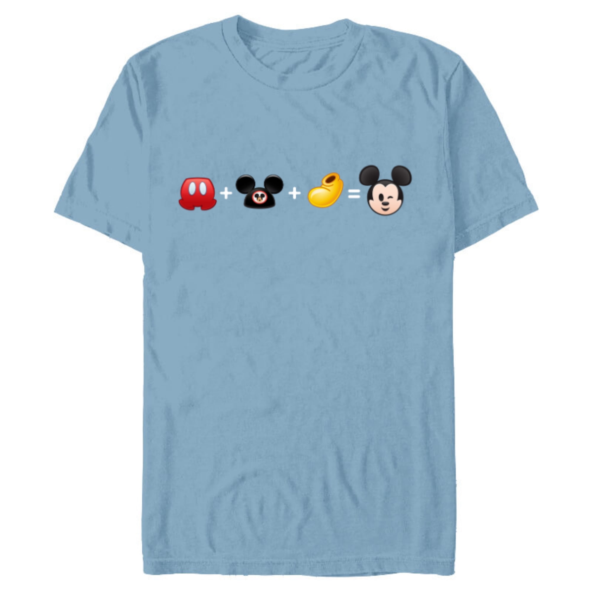 Disney Mickey Mouse Emoji Code Formula - Short Sleeve Blended T-Shirt ...
