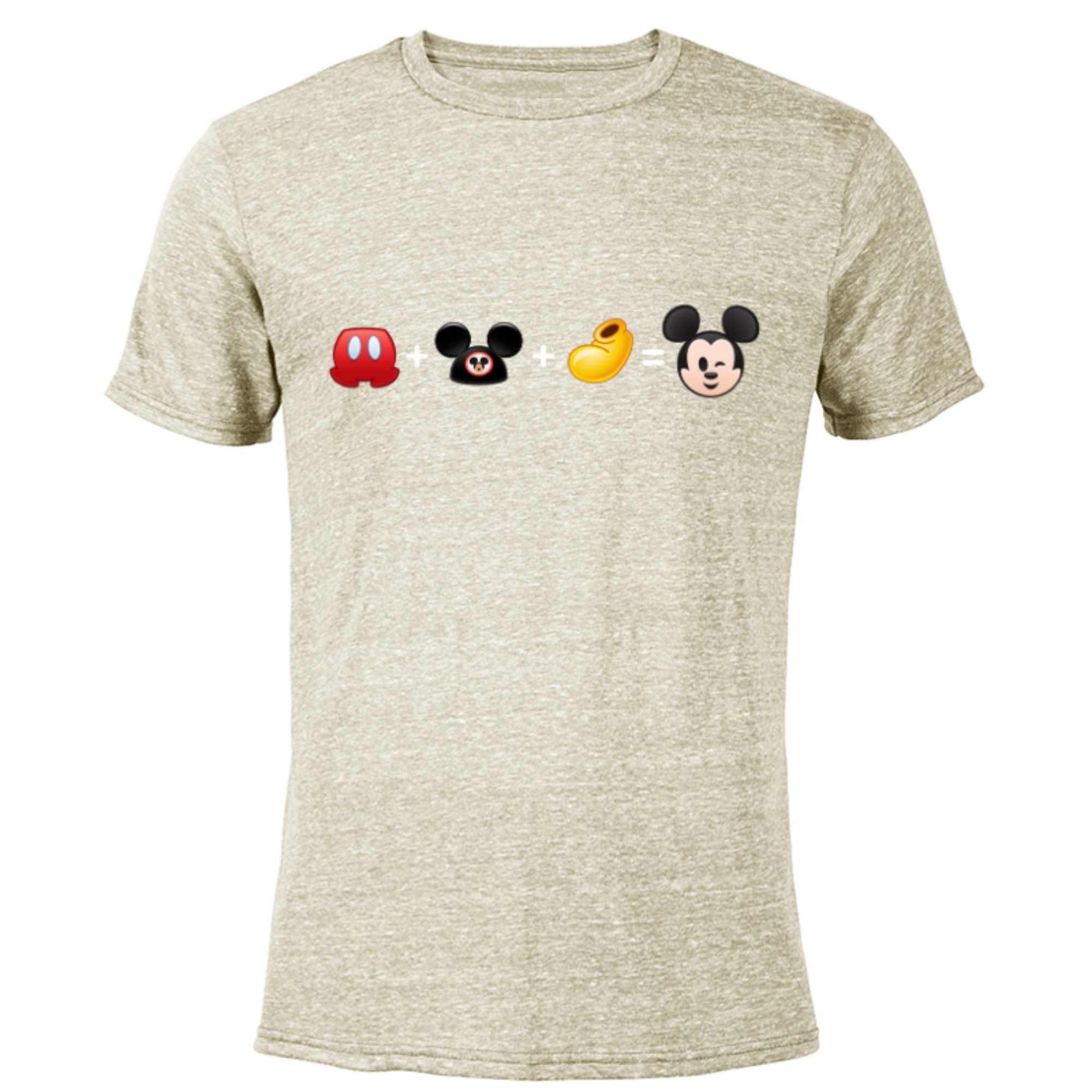 Disney Mickey Mouse Emoji Code Formula - Short Sleeve Blended T-Shirt ...