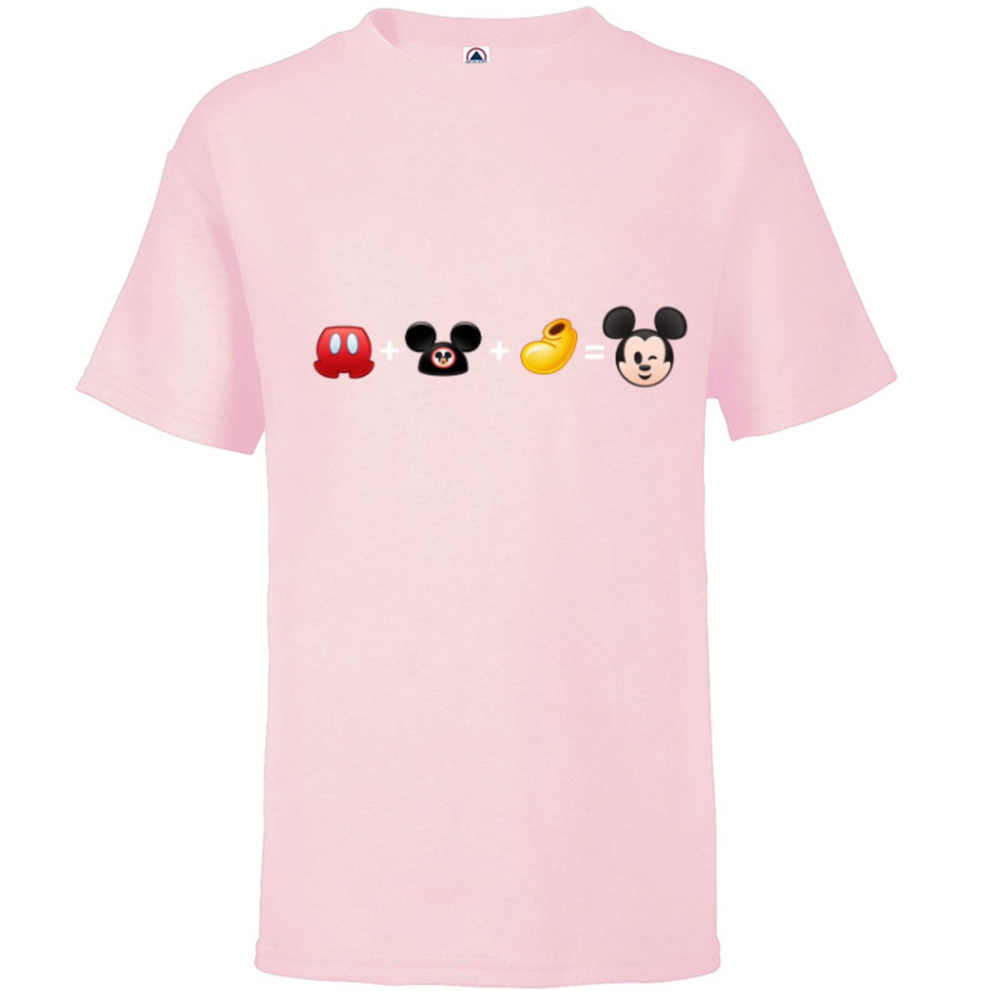 Disney Mickey Mouse Emoji Code Formula - Short Sleeve T-Shirt for Kids ...