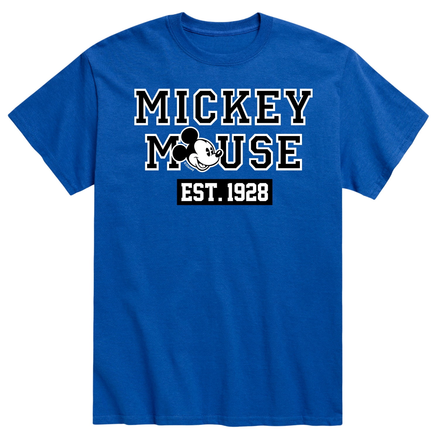 Disney - Mickey Mouse Est 1928 - Men's Short Sleeve Graphic T-Shirt ...