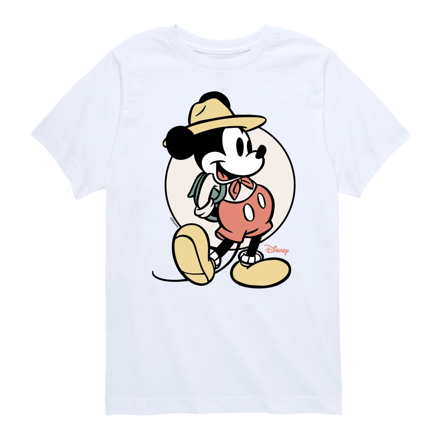 Disney - Mickey Mouse - Explorer & Camp Expert - Youth Short Sleeve ...