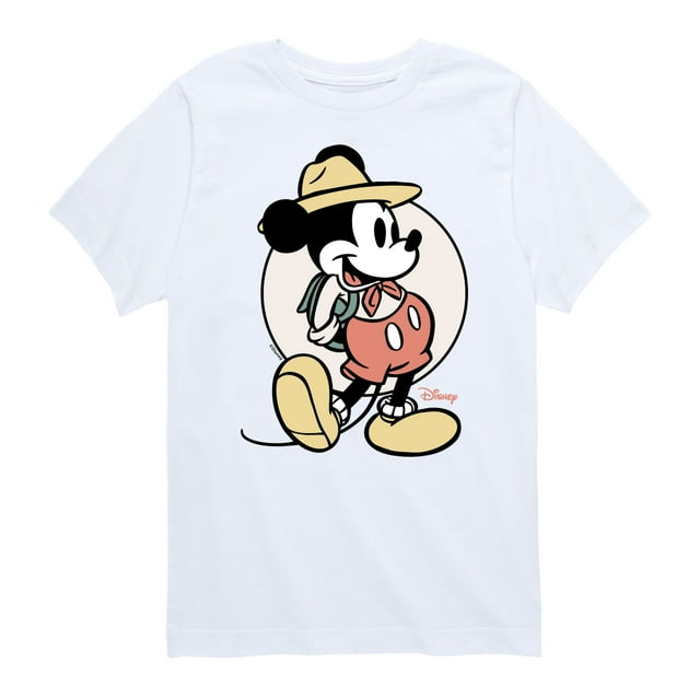 Disney - Mickey Mouse - Explorer & Camp Expert - Youth Short Sleeve ...
