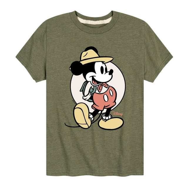 Disney - Mickey Mouse - Explorer & Camp Expert - Youth Short Sleeve ...