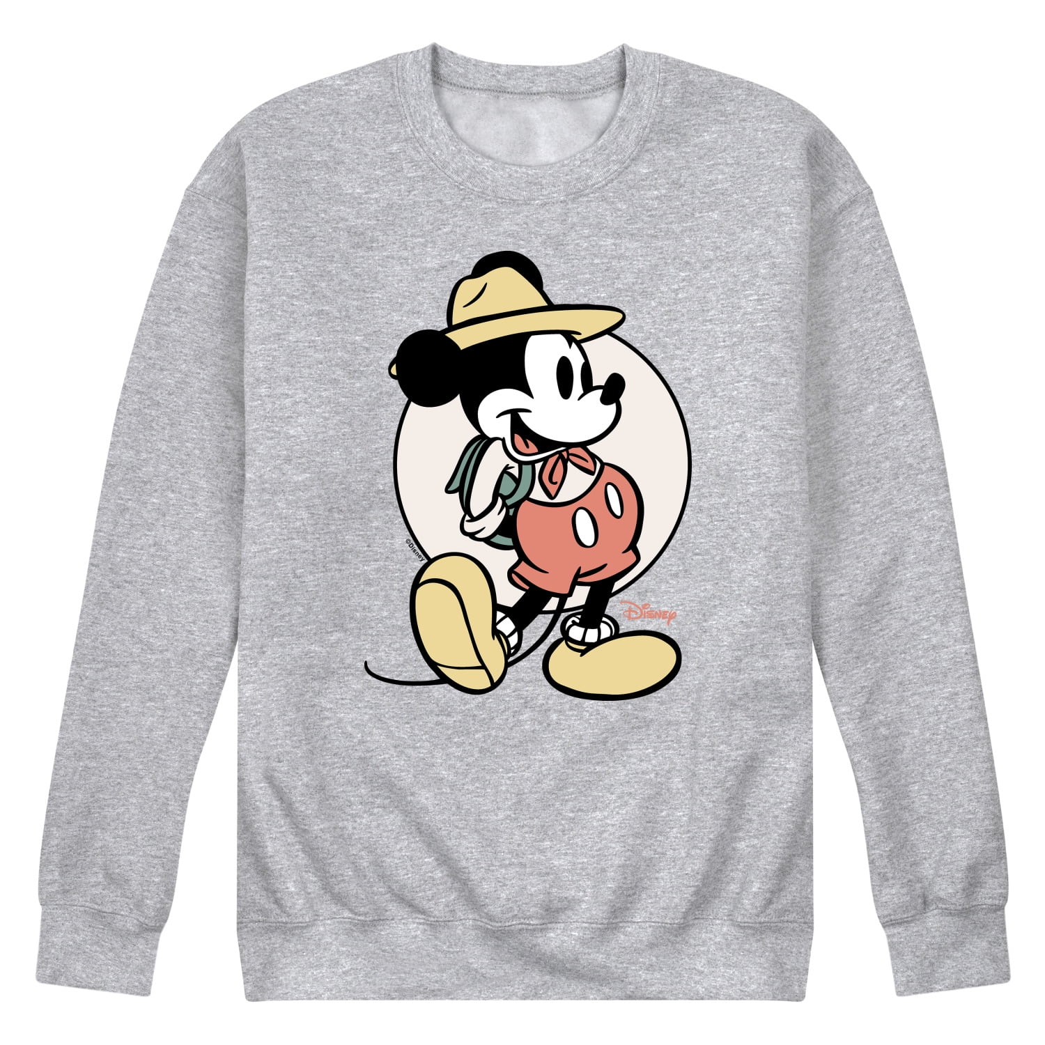 Disney - Mickey Mouse - Explorer Mickey - Men's Crew Neck Fleece ...