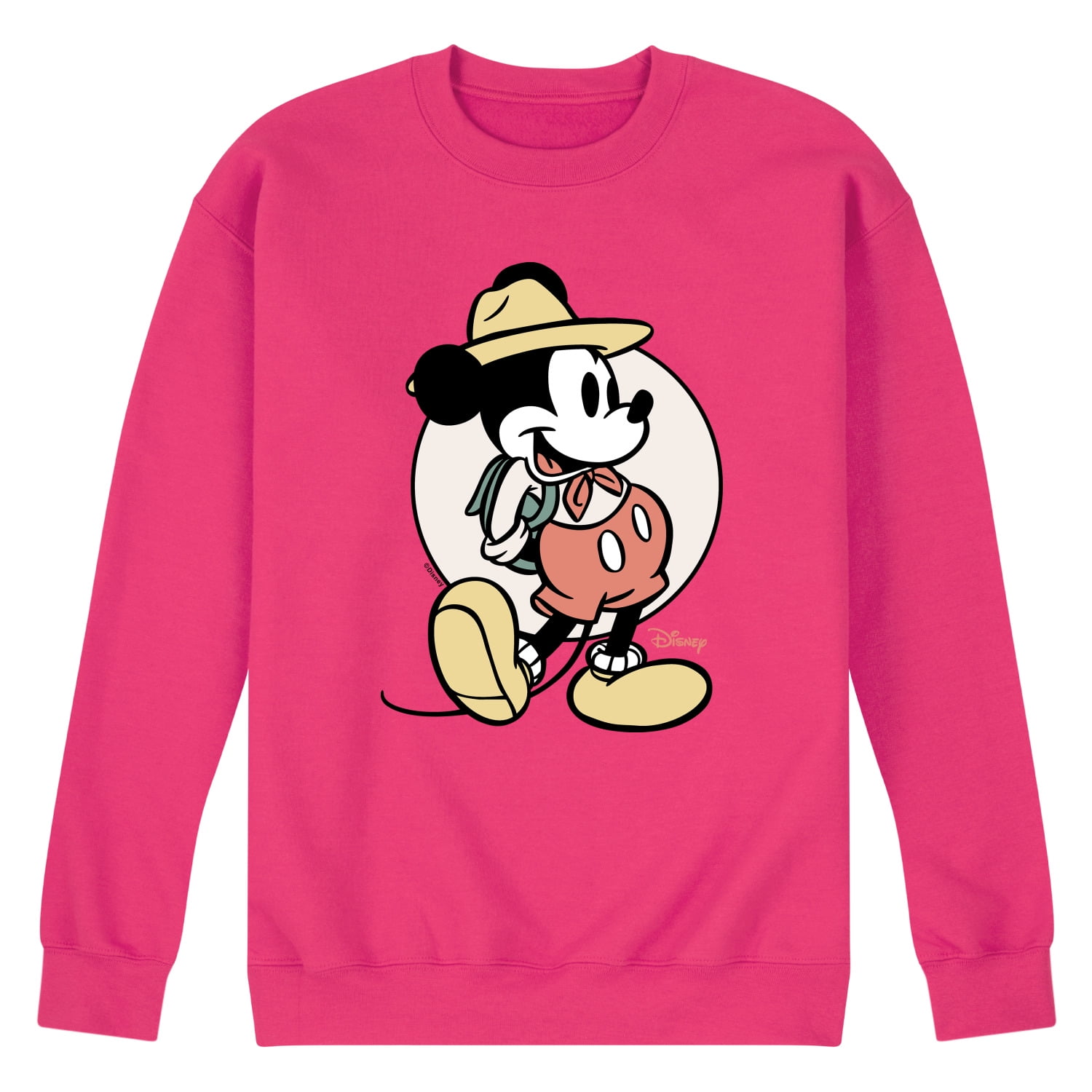 Disney - Mickey Mouse - Explorer Mickey - Men's Crew Neck Fleece ...